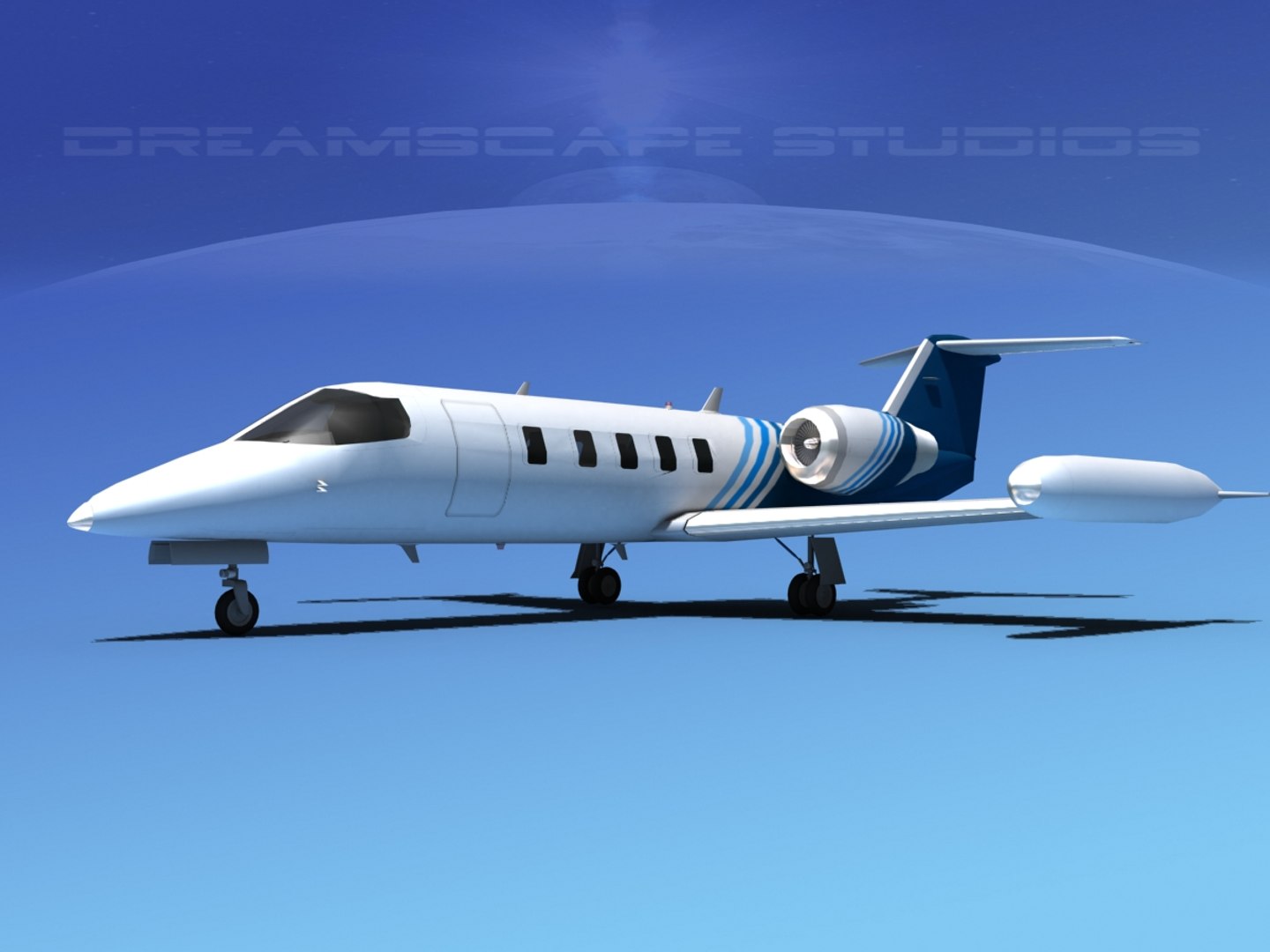 3d Learjet 35