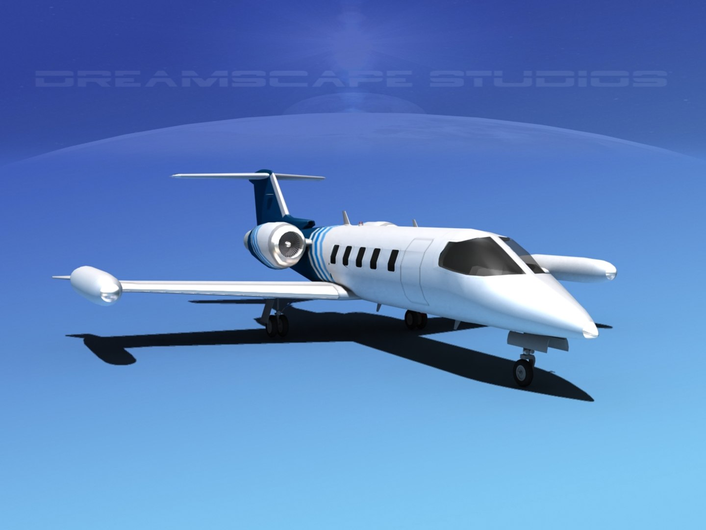 3d Learjet 35