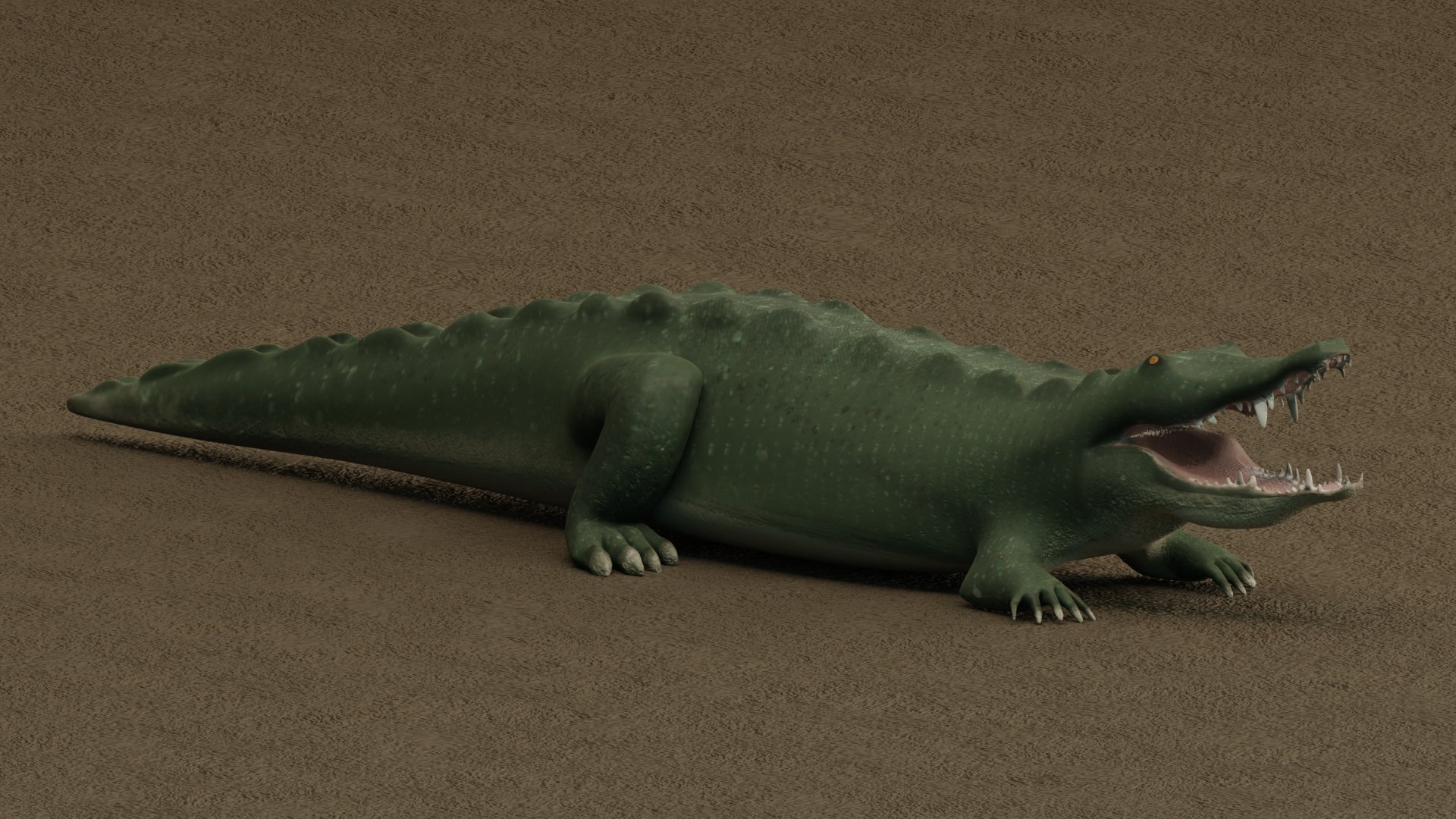 3D Model Crocodile - TurboSquid 2065690
