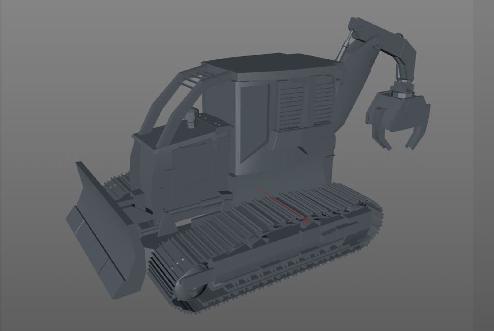 3D Track Skidder - TurboSquid 1548327