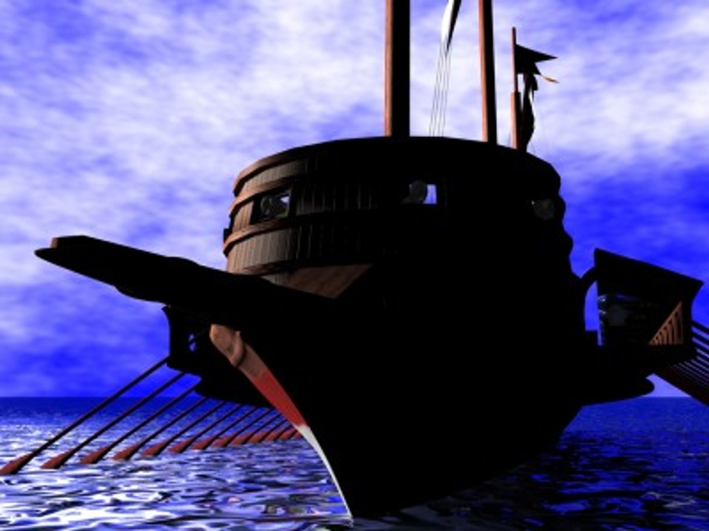 3ds 1500 Warship Galleass