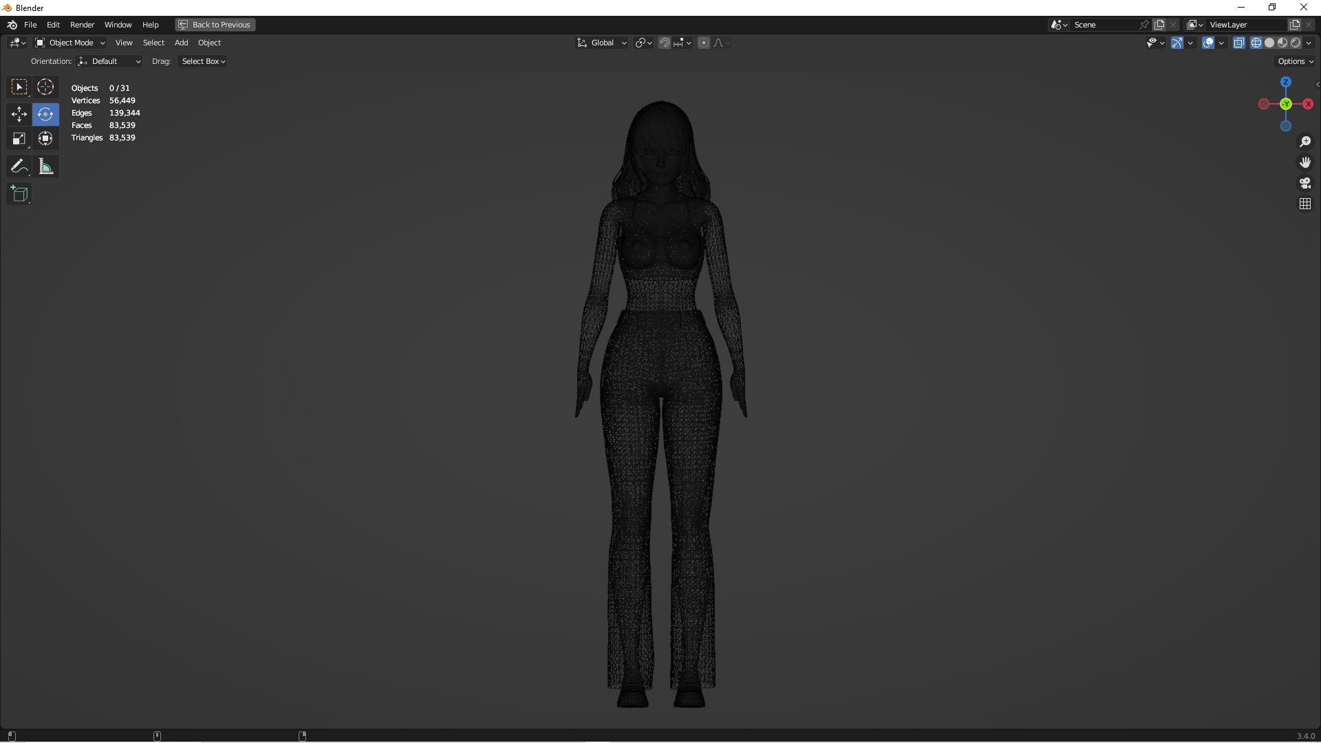 Casual Clothing 0011 - UE5 - Unity - Blender - Animated - Realistic ...