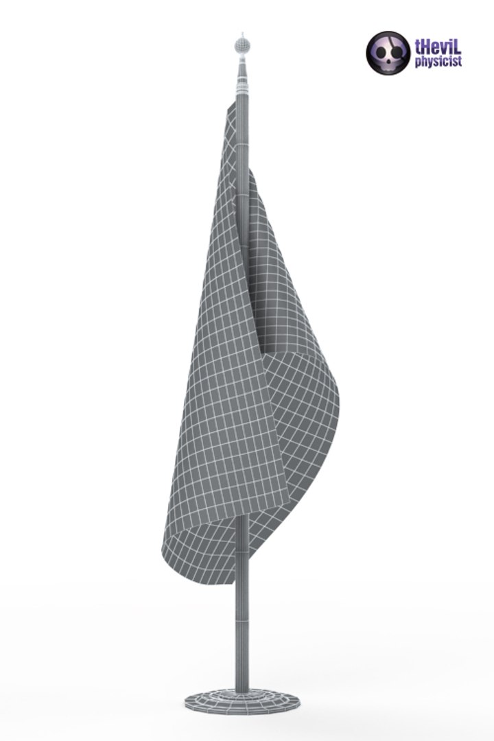 Flag Rope 3d Model