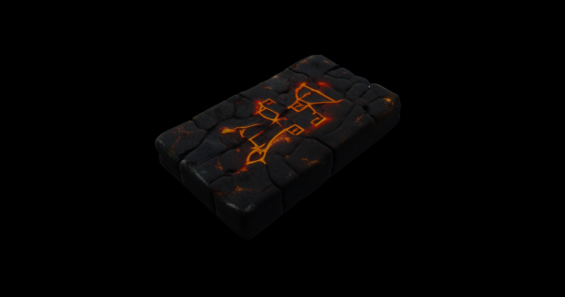 Ancient Rune-Engraved Stone Tablet 3D - TurboSquid 2377051