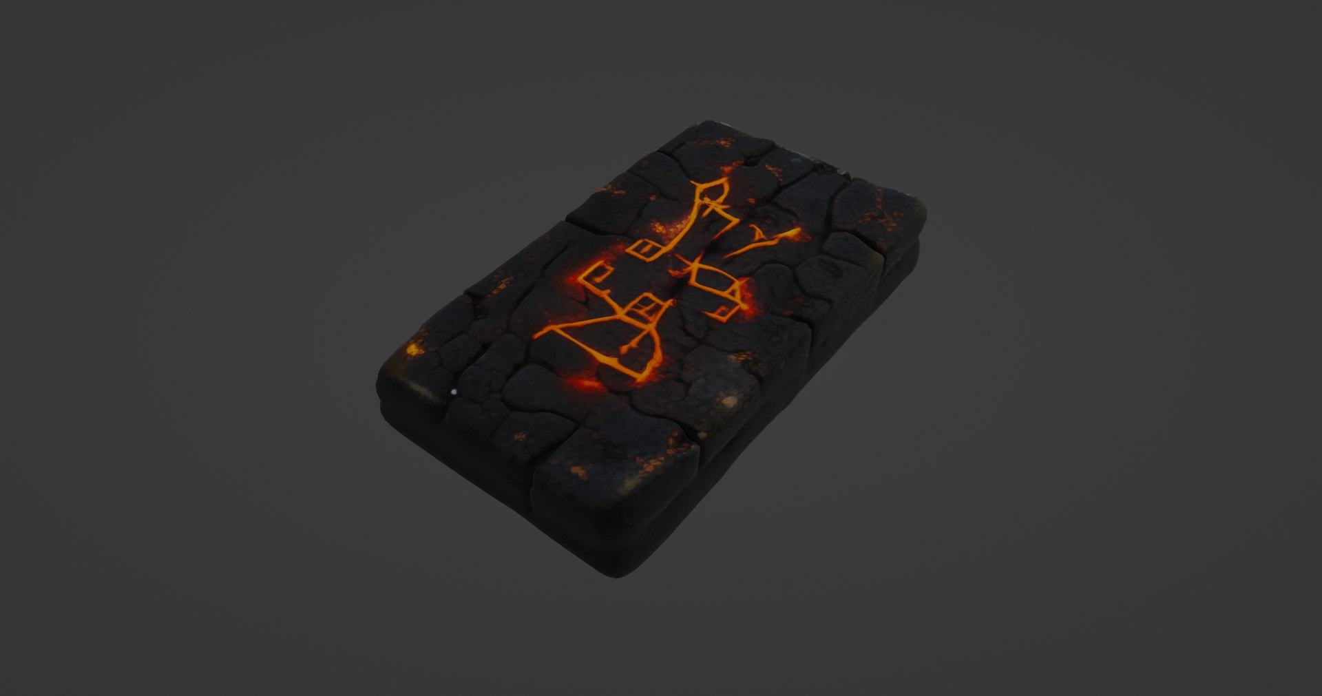 Ancient Rune-Engraved Stone Tablet 3D - TurboSquid 2377051