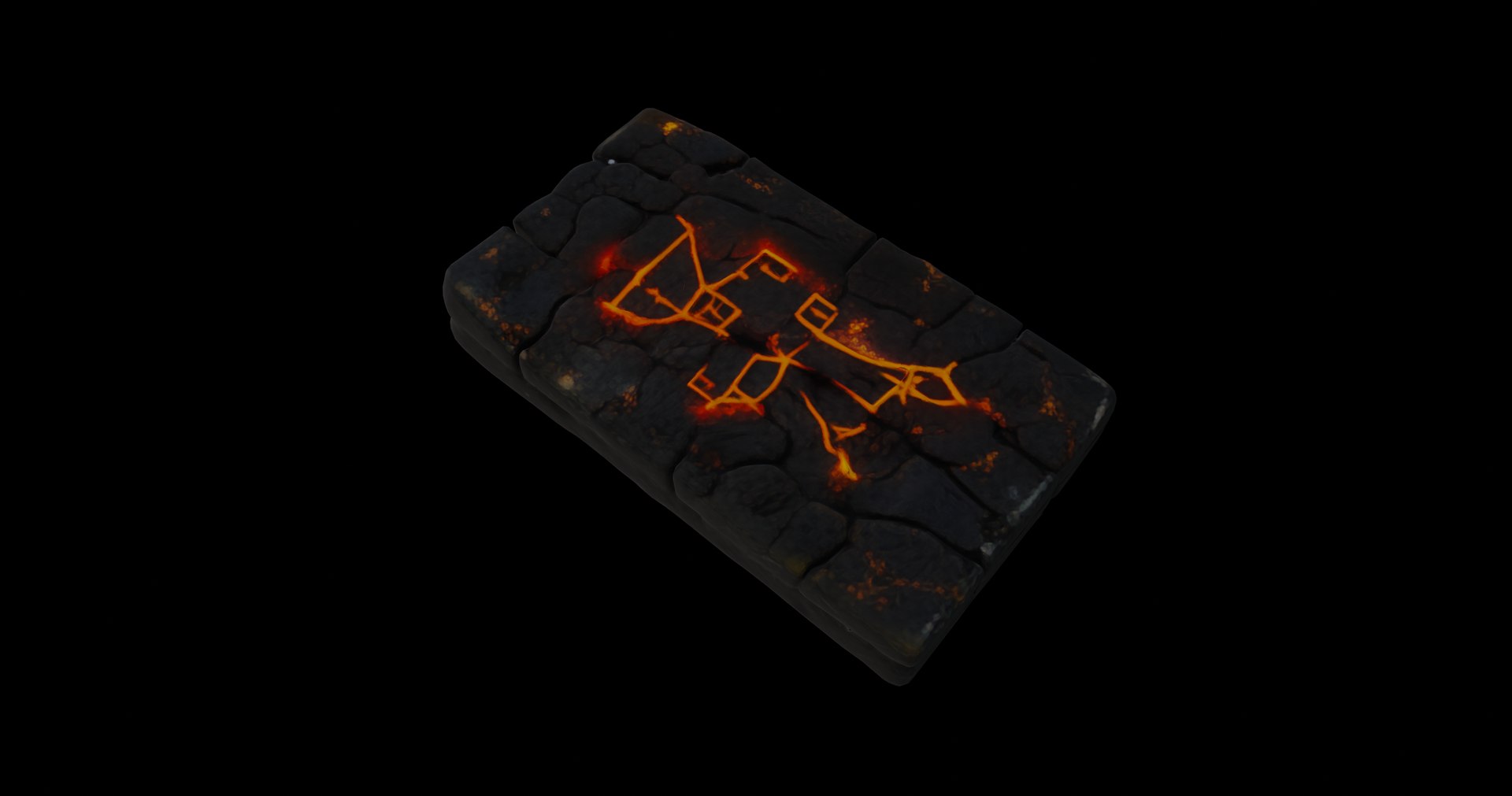 Ancient Rune-Engraved Stone Tablet 3D - TurboSquid 2377051