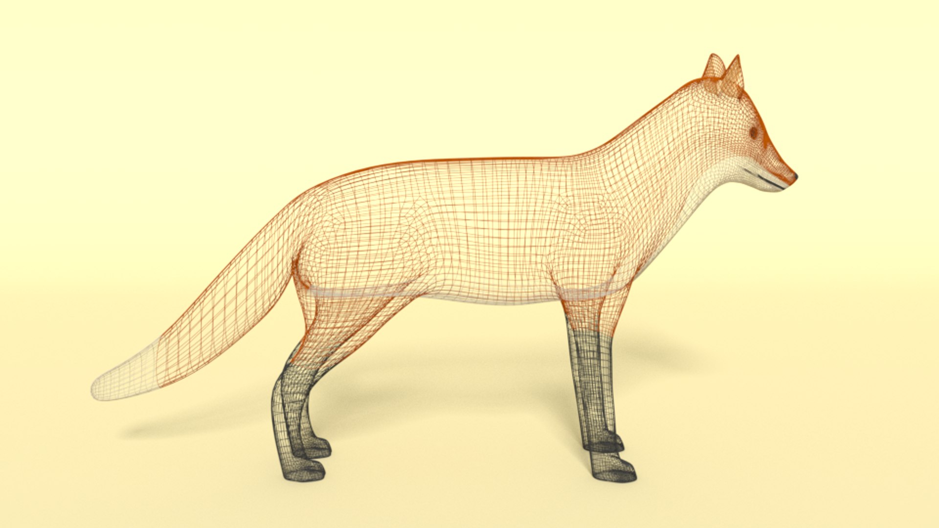 3D Model Cartoon Fox - TurboSquid 1485797