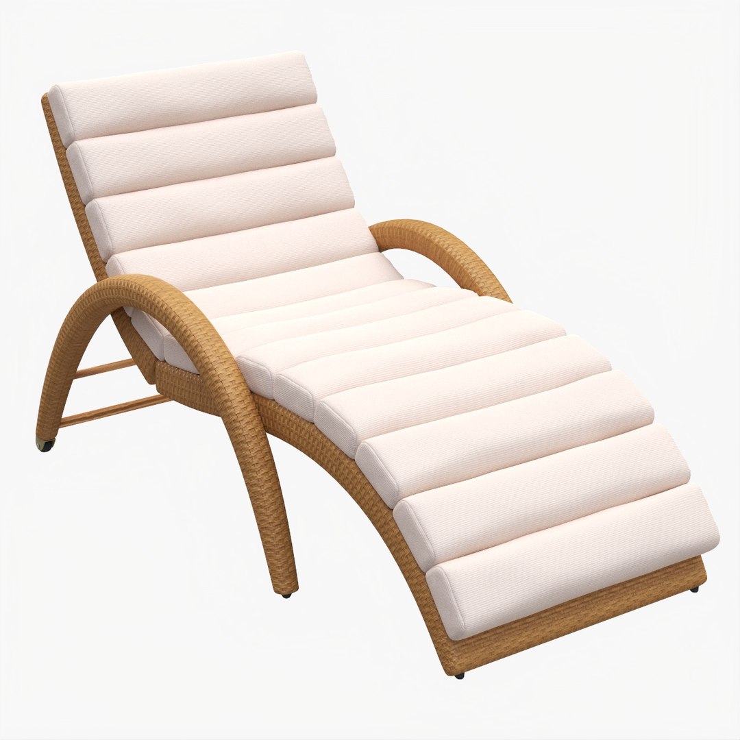 Chaise longue 3D model - TurboSquid 1760471