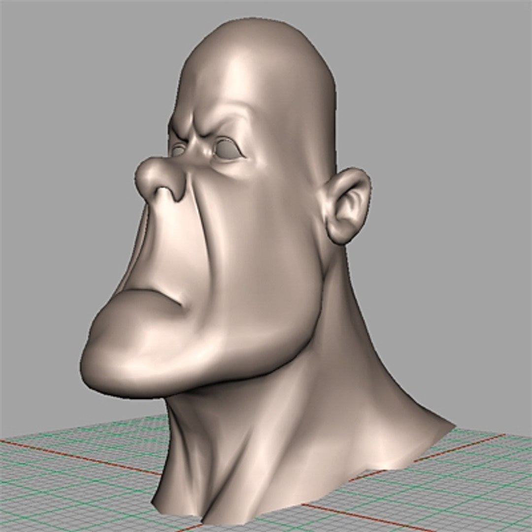 Funny Head 3d Model