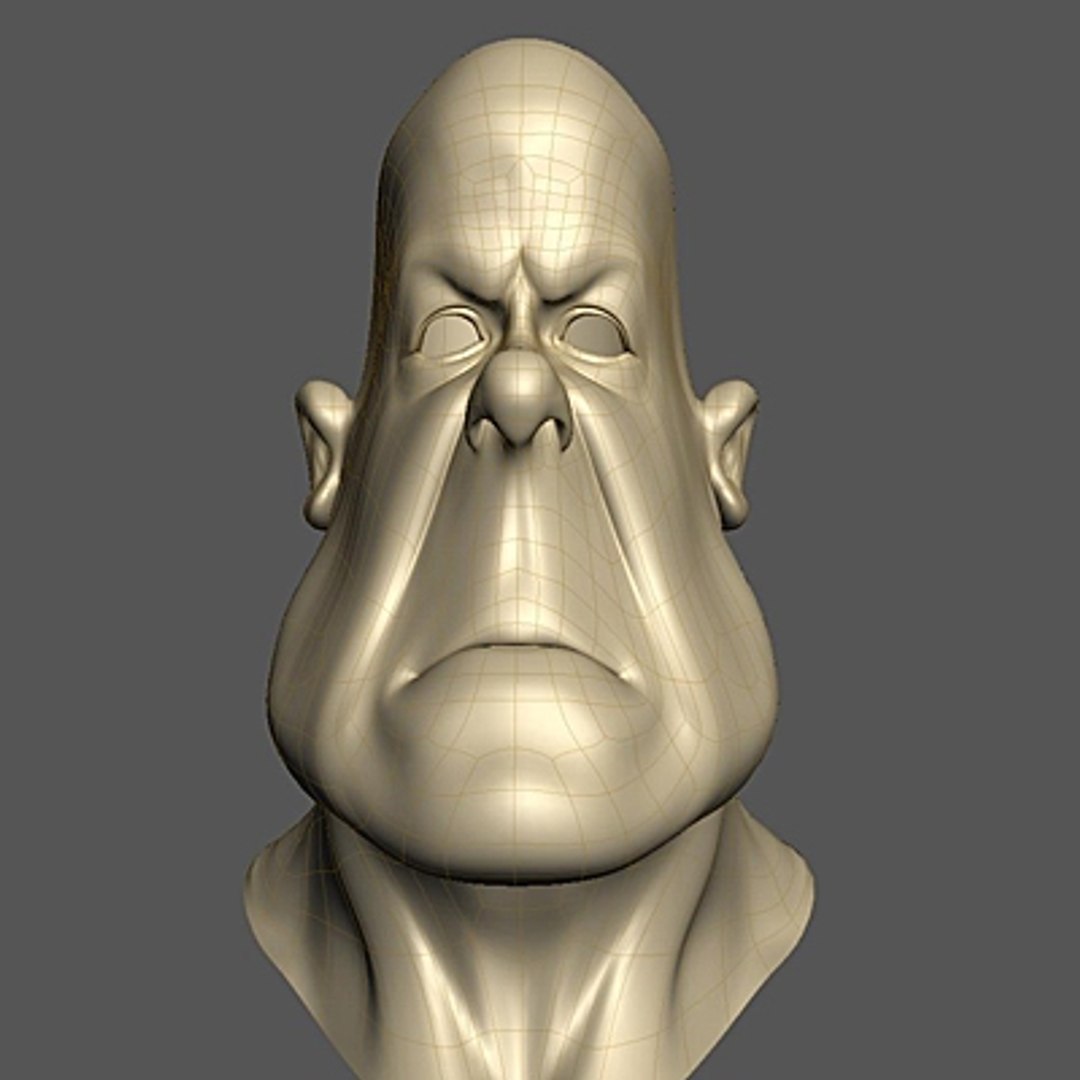 Funny Head 3d Model