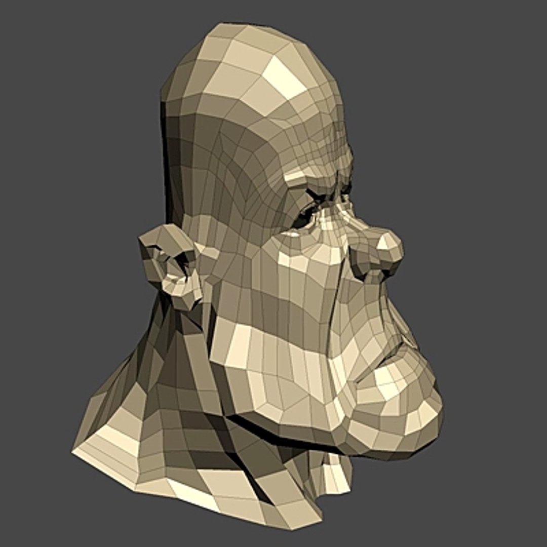 Funny Head 3d Model