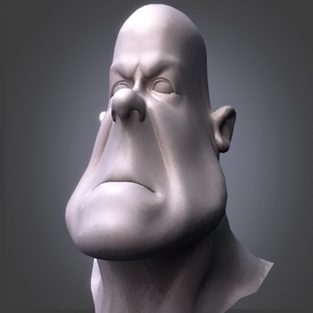 Funny Head 3d Model