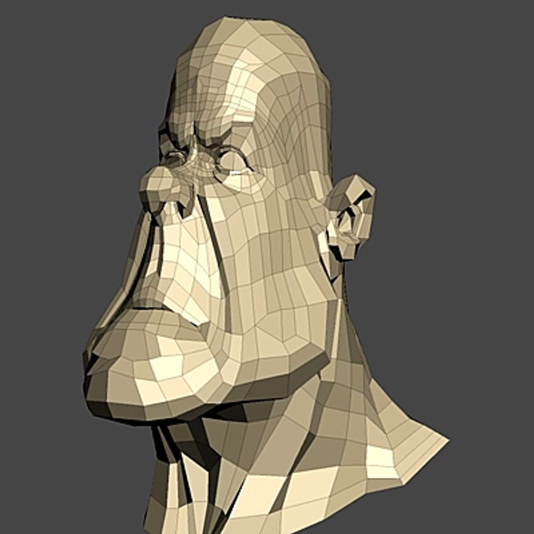 Funny Head 3d Model