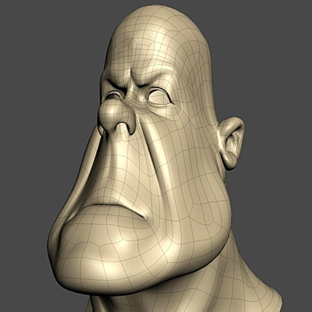 Funny Head 3d Model
