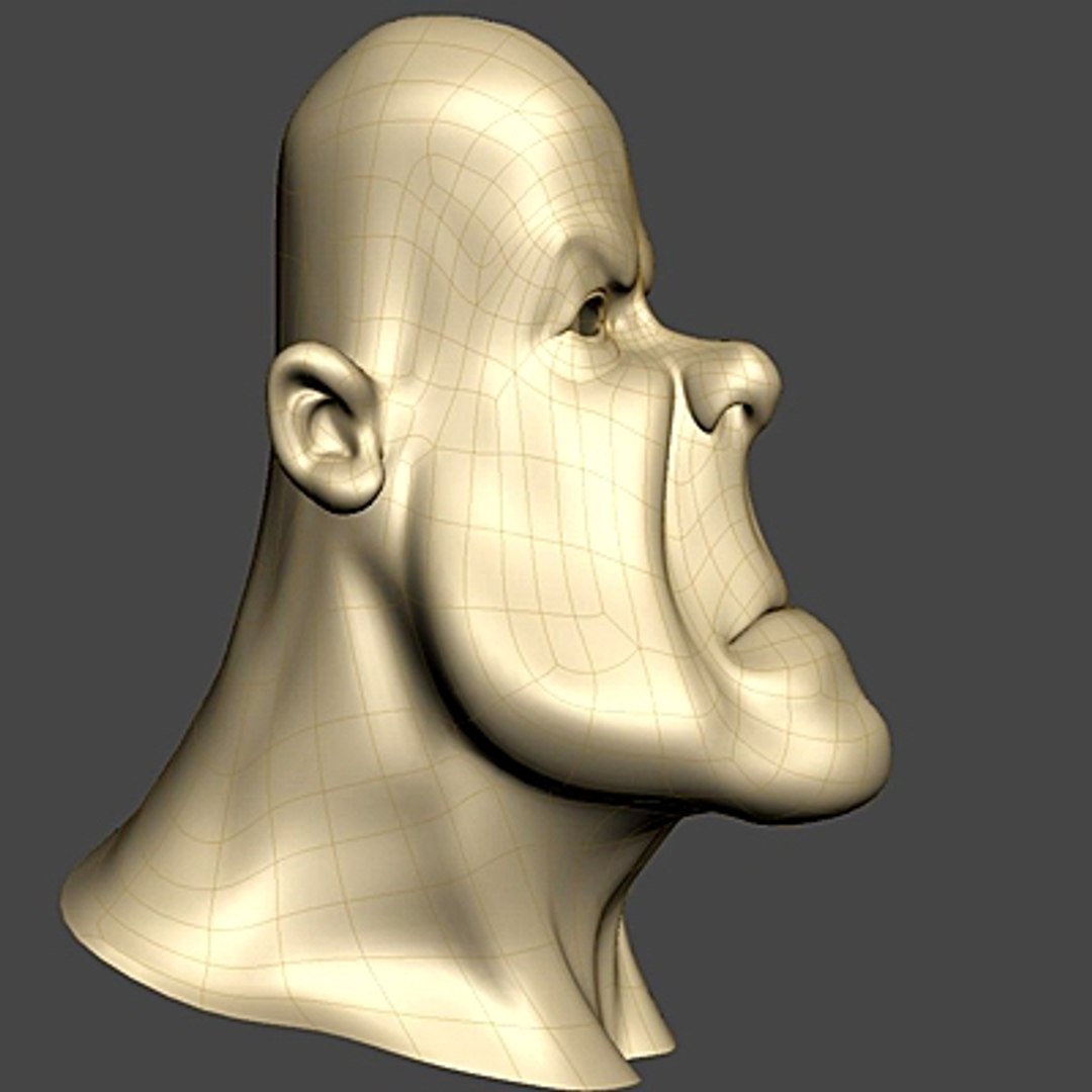 Funny Head 3d Model