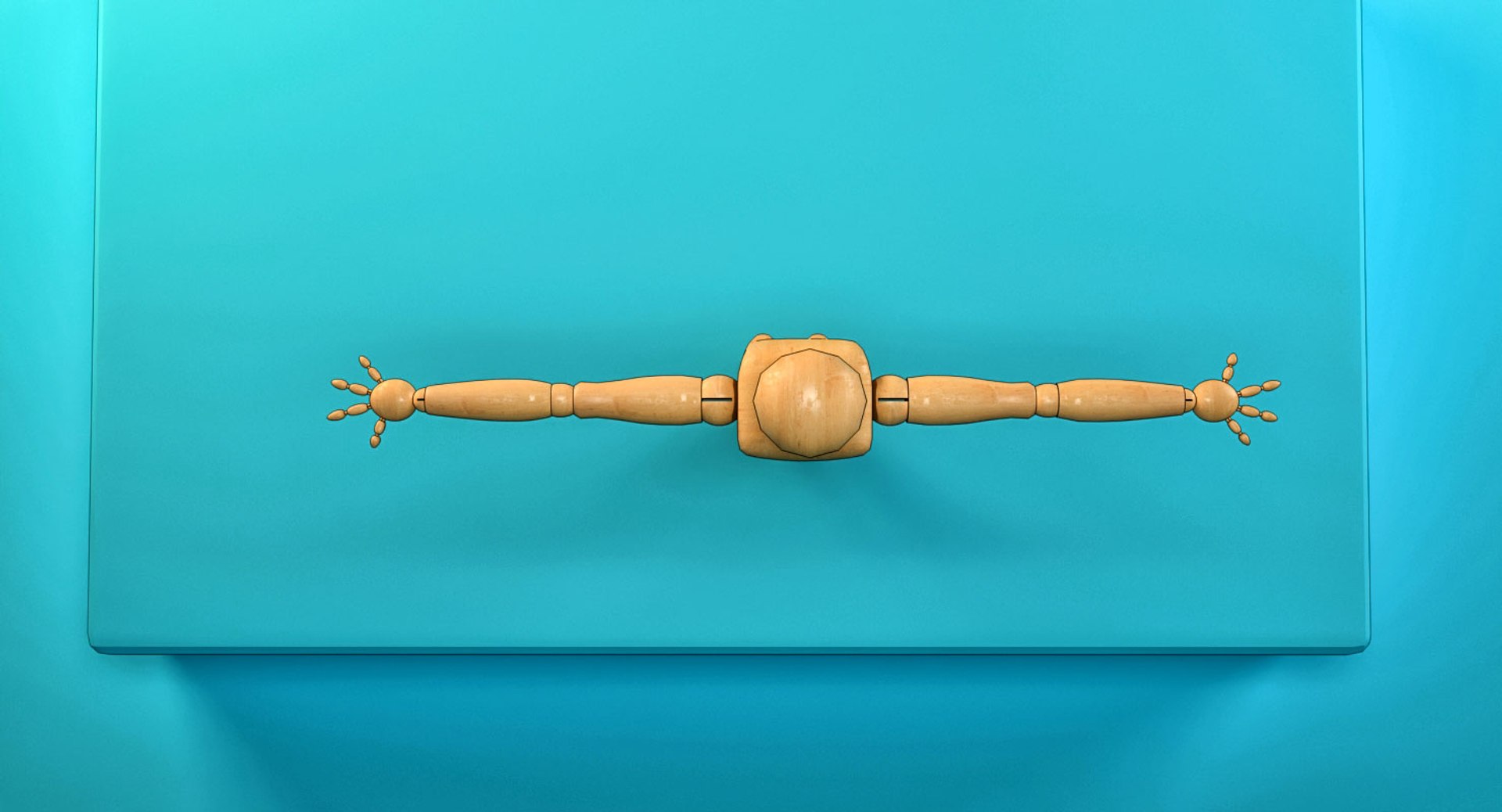 Wooden character anatomy 3D model - TurboSquid 1399926