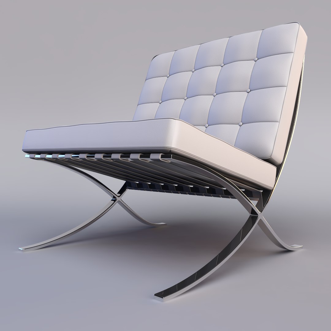 3d Barcelona Chair Model