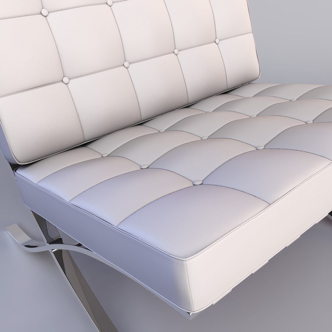 3d Barcelona Chair Model