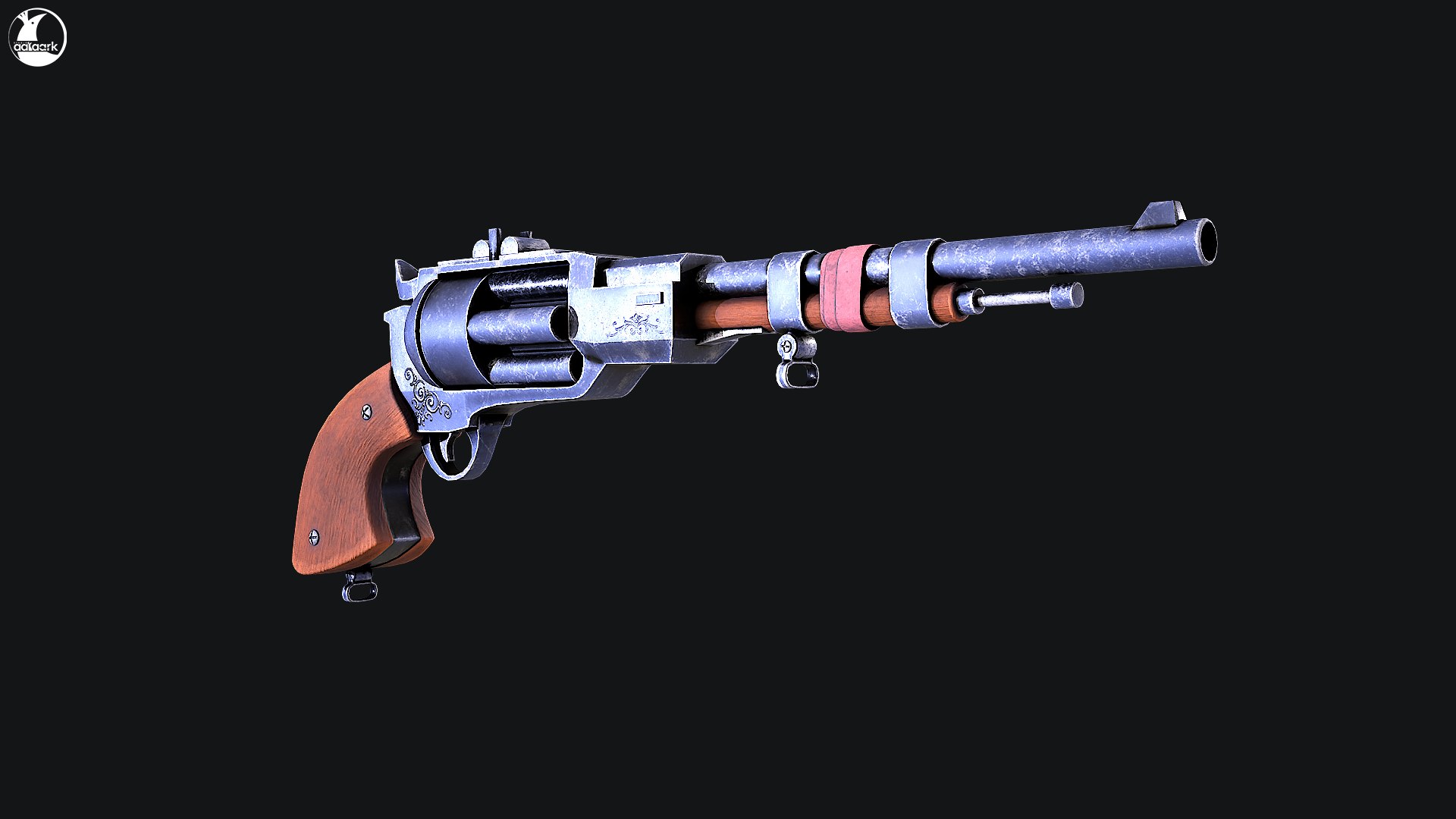 Realistic 3D Model Of A Revolver 3D Model - TurboSquid 2371627