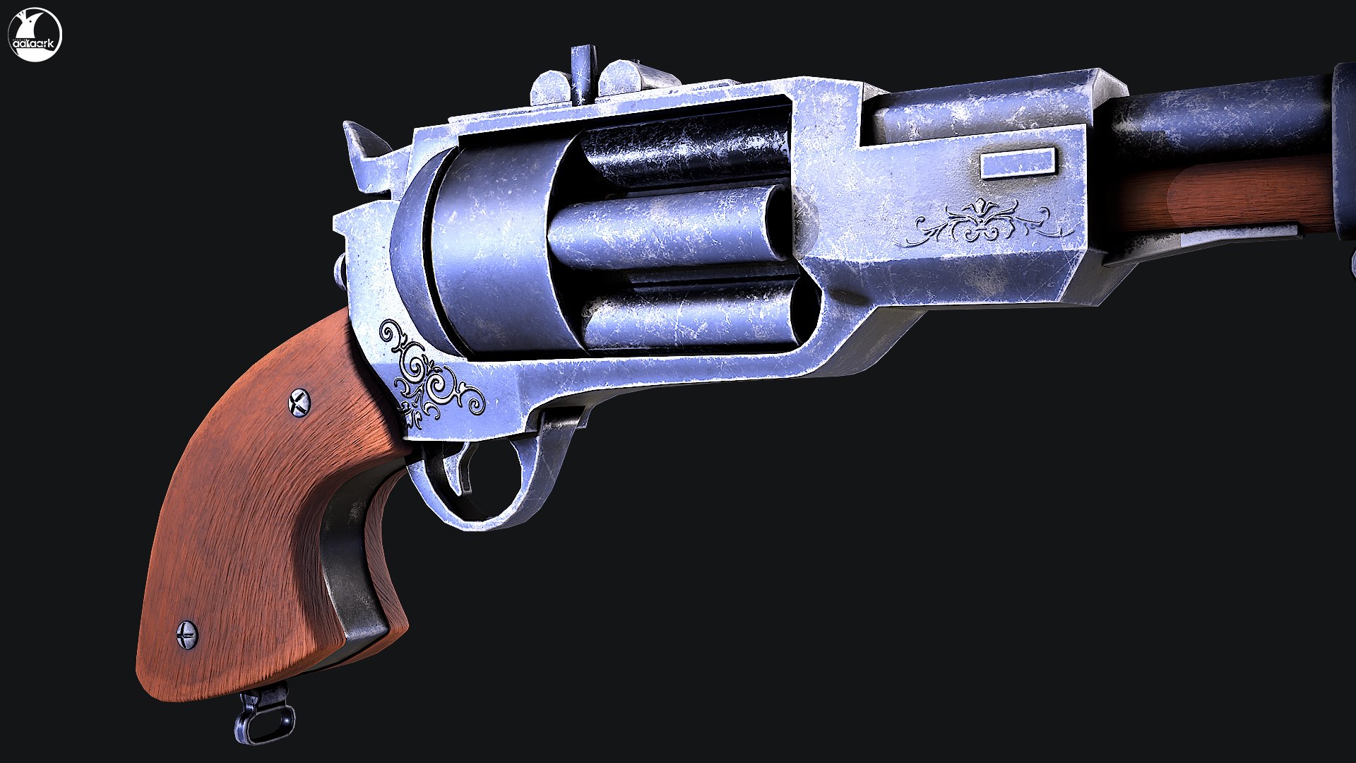 Realistic 3D Model Of A Revolver 3D Model - TurboSquid 2371627