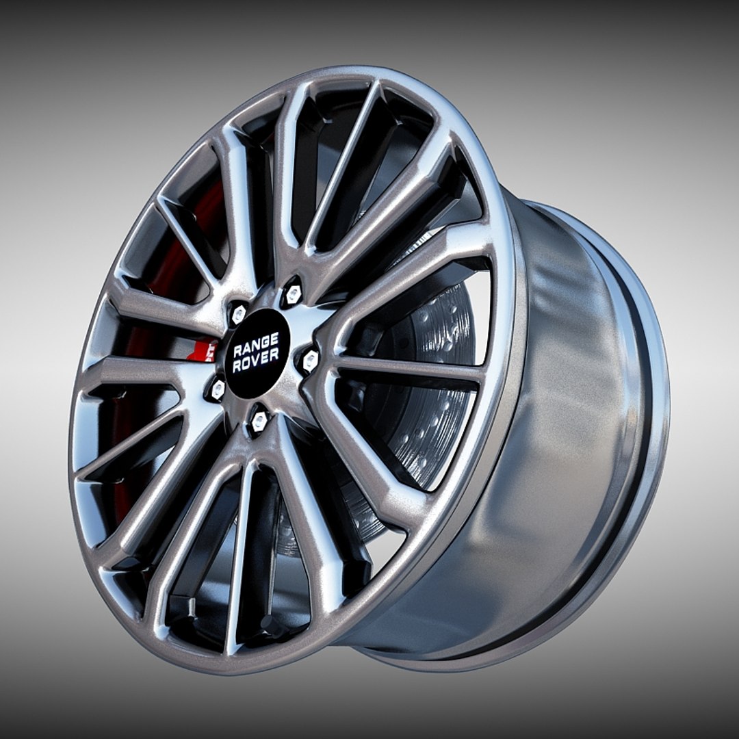 3d Range Rover Wheel Tire