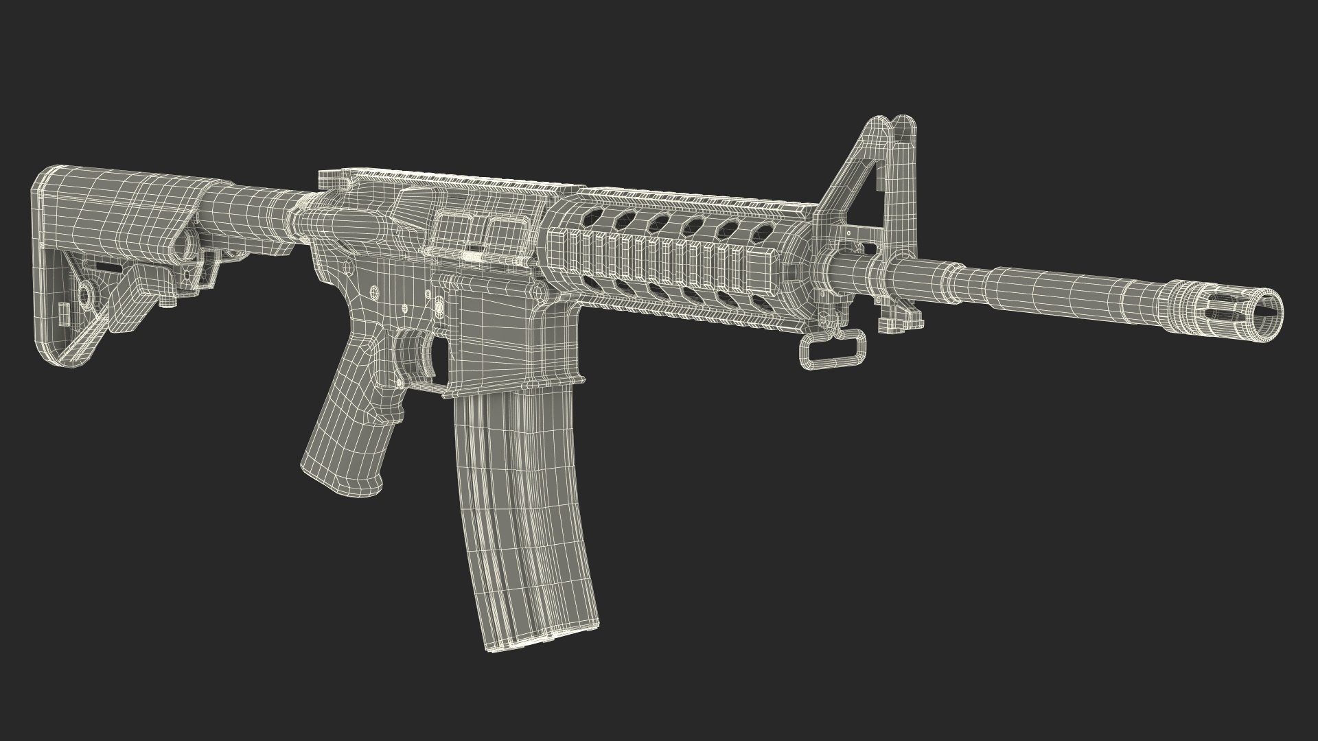 3D M4 Assault Rifle - TurboSquid 2208673