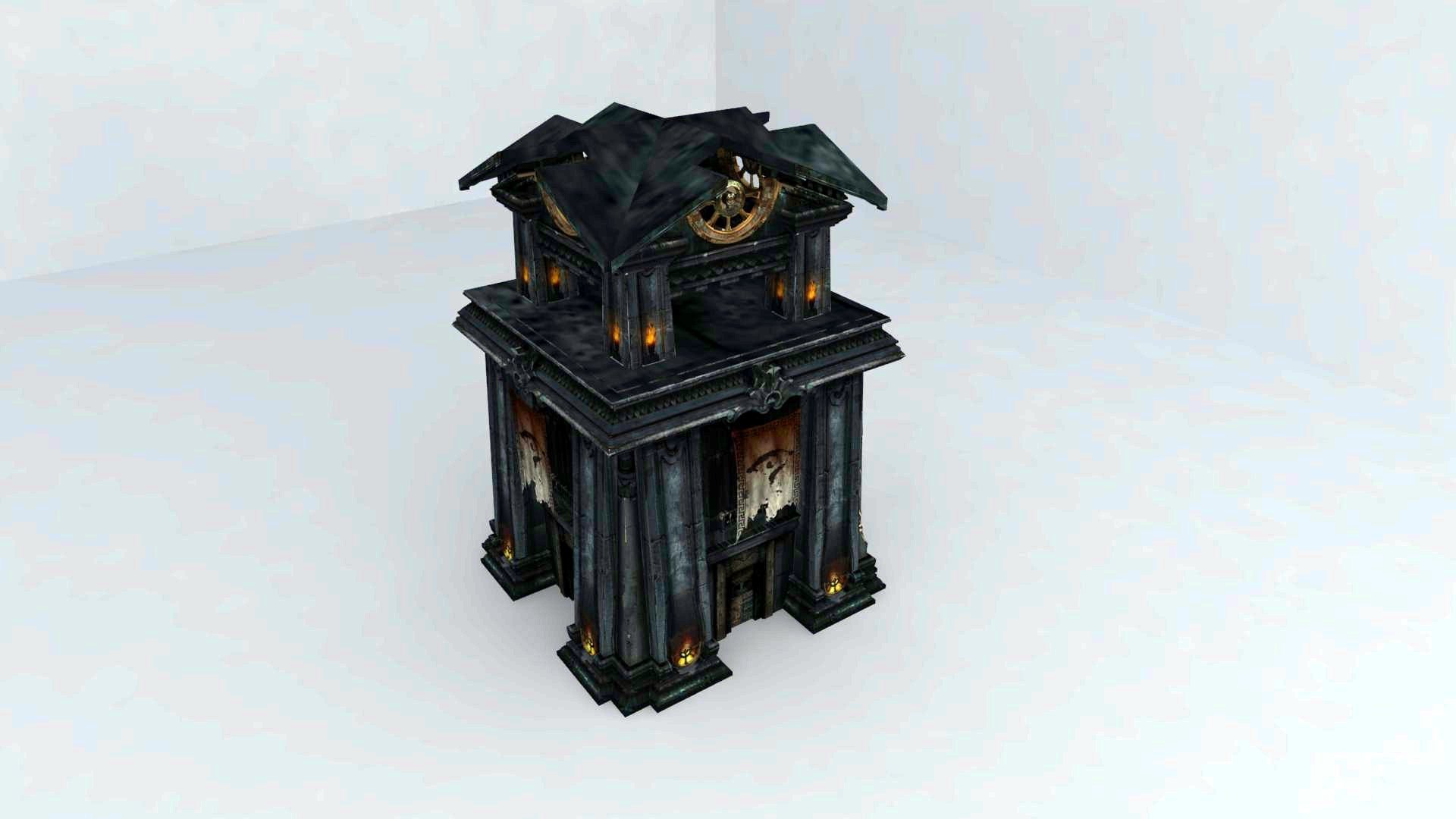 3d 3ds Tower Ancient Civilization