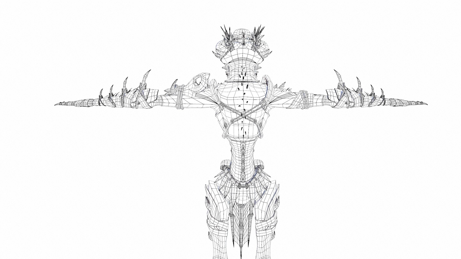 3D Tribal Mutant Bug - TurboSquid 2438373