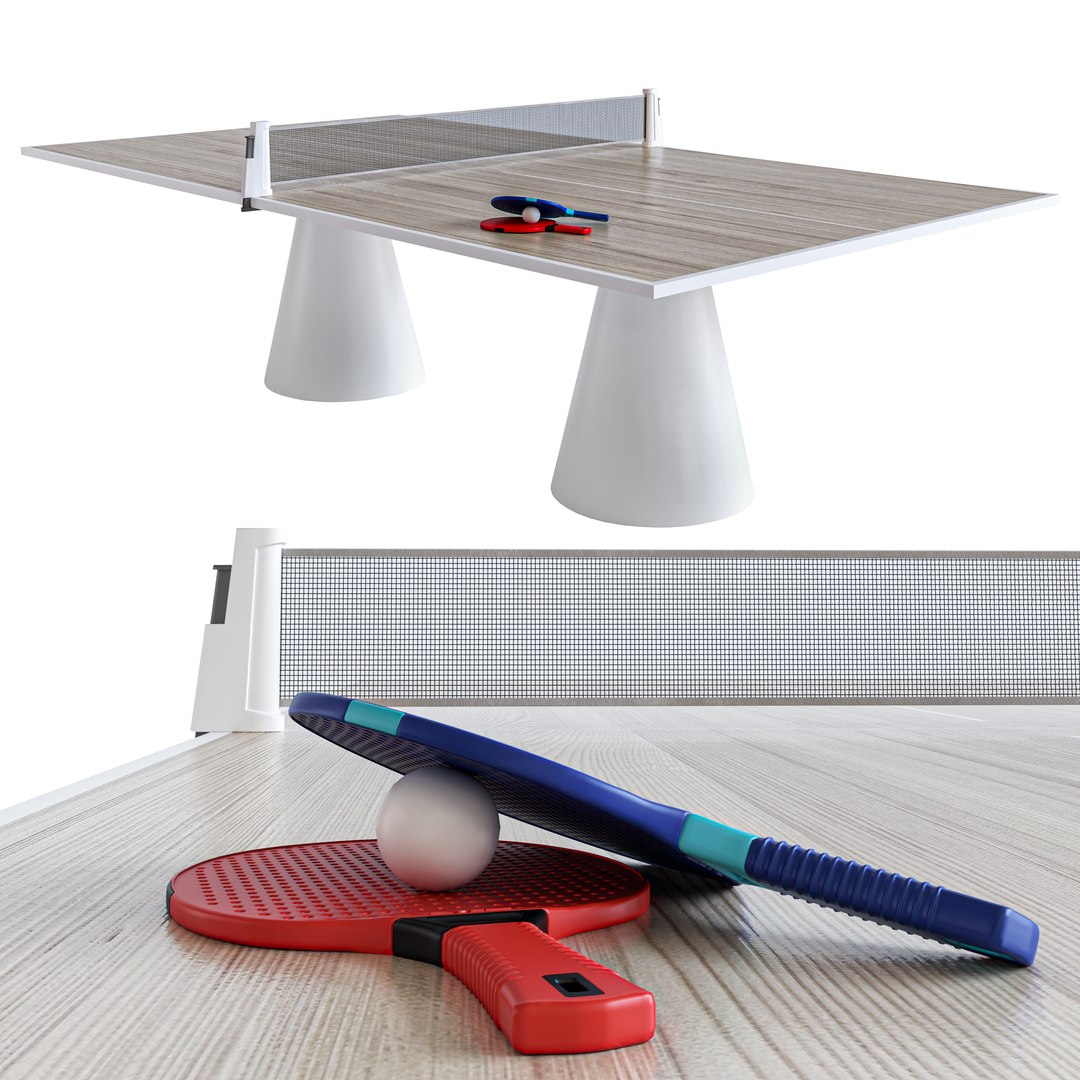 Ping Pong Tables Dada FAS Pendezza 3D Model - TurboSquid 2095174