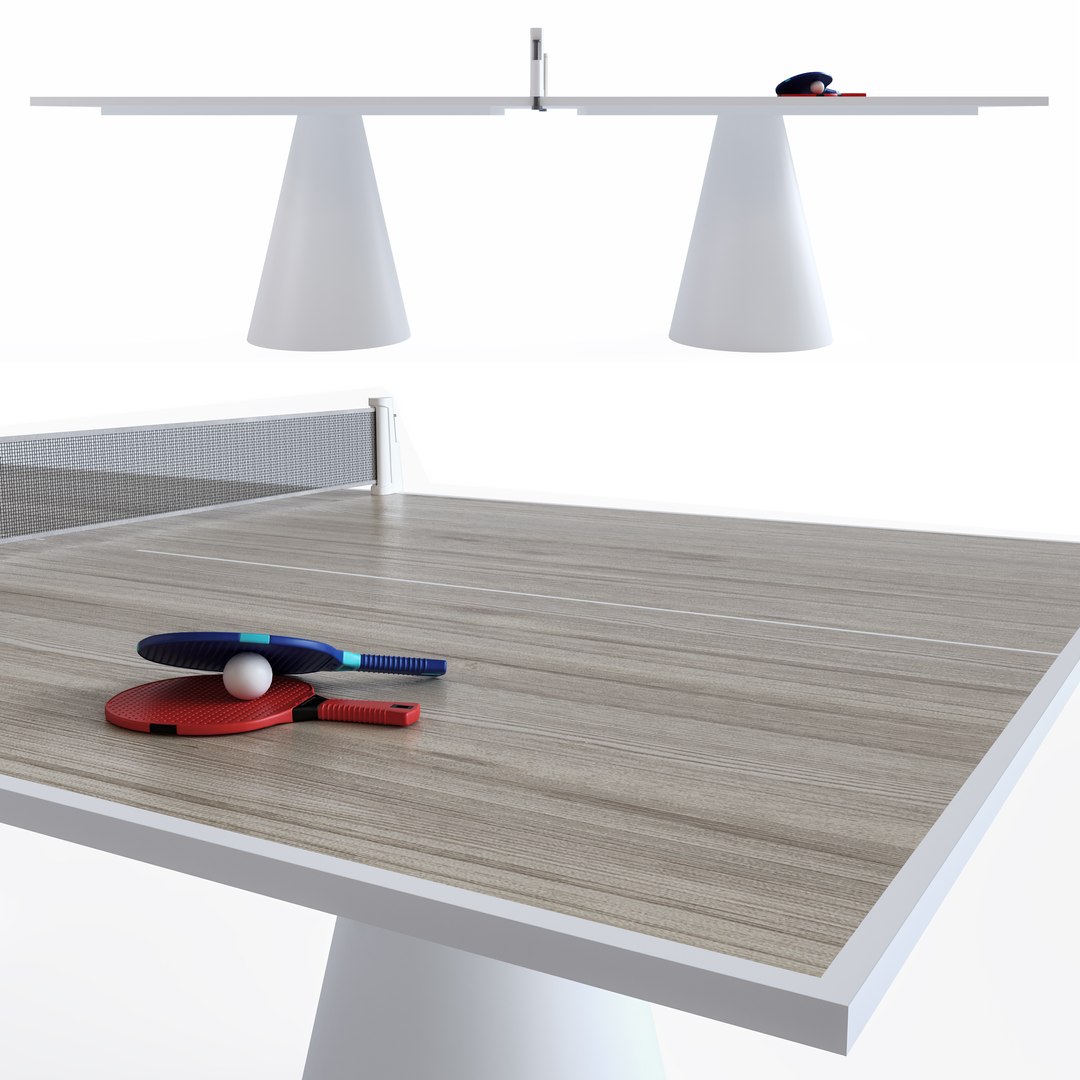 Ping Pong Tables Dada FAS Pendezza 3D Model - TurboSquid 2095174