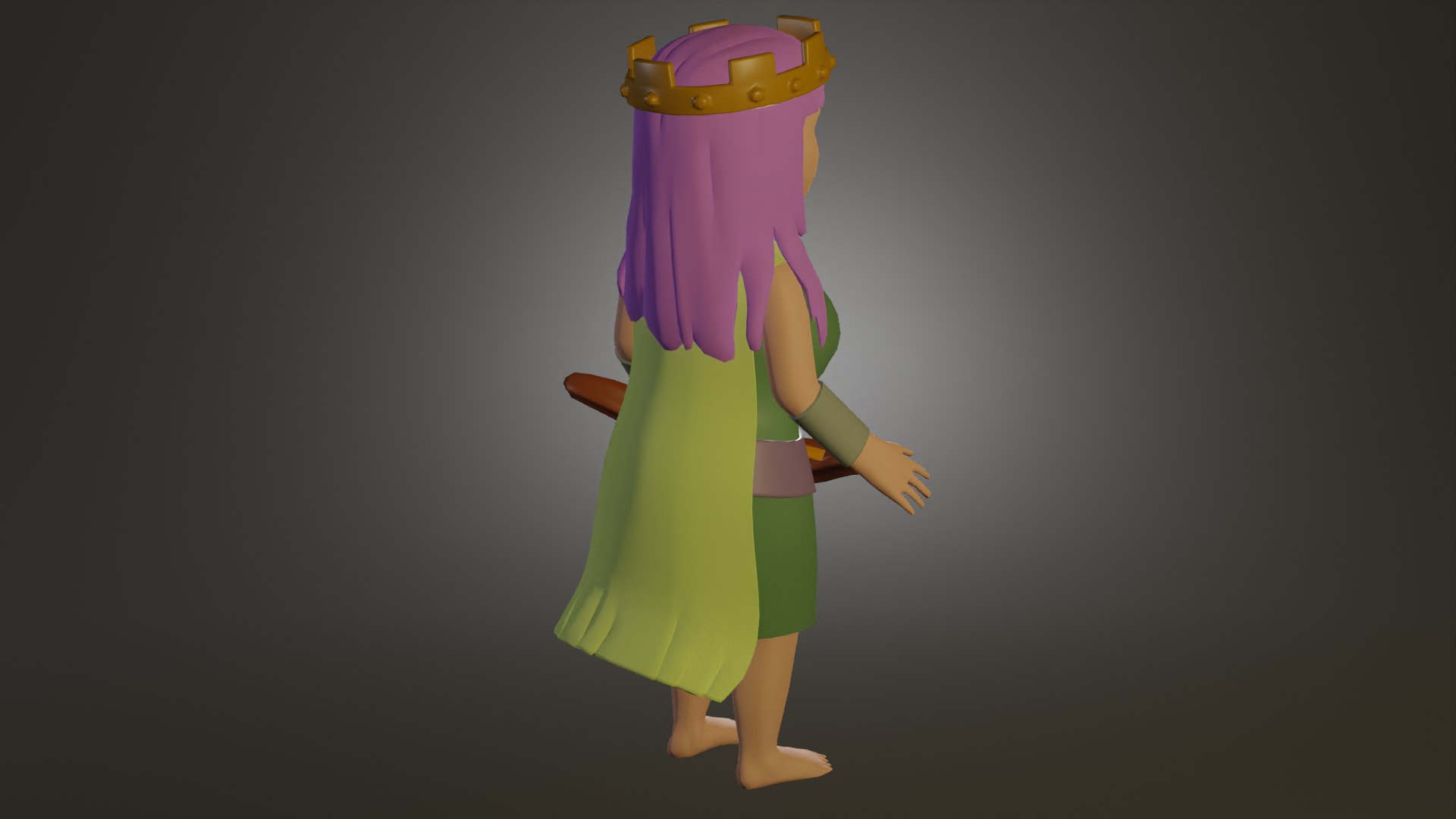 Barbarian Princess 3D Model - TurboSquid 1835217