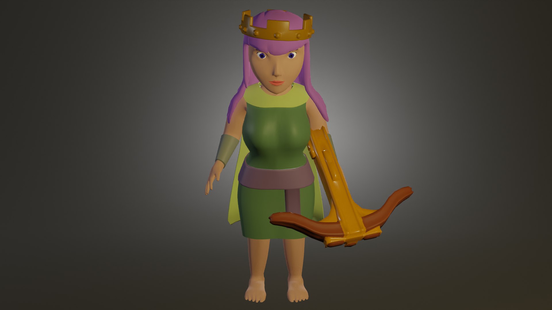 Barbarian Princess 3D Model - TurboSquid 1835217