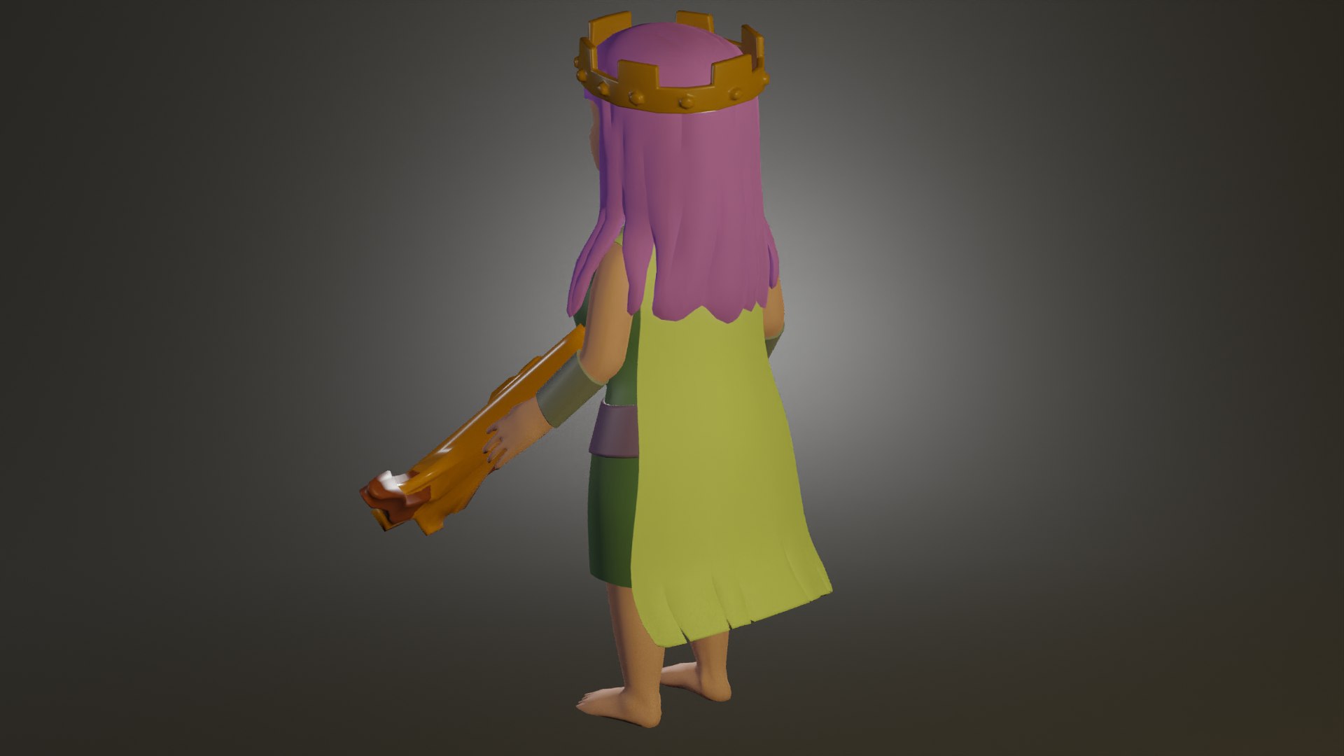 Barbarian Princess 3D Model - TurboSquid 1835217