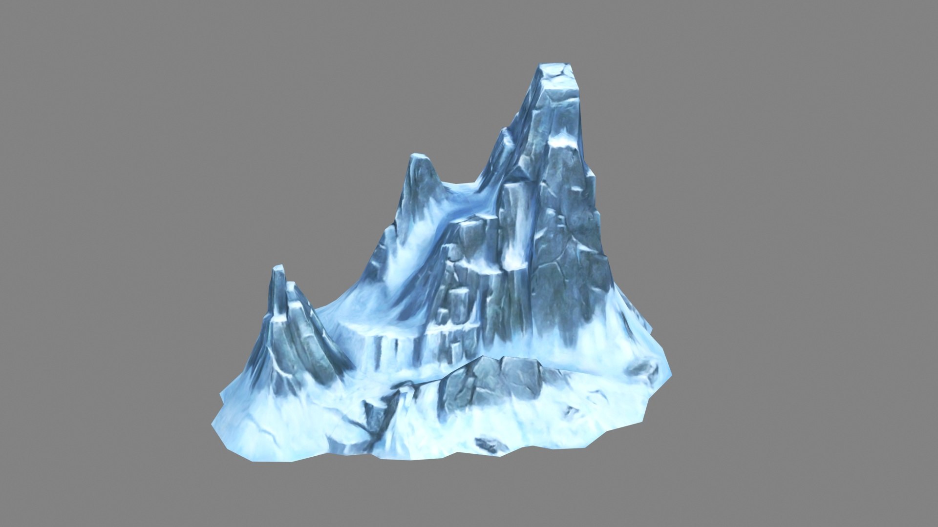 3D Frozen Mountains - Snow Stones - Glaciers - Rock - TurboSquid 2260163