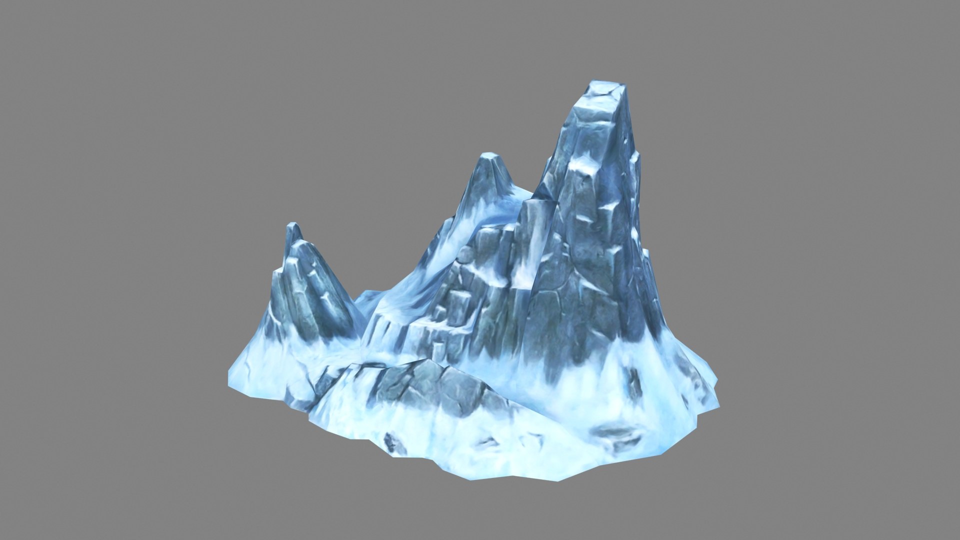 3D Frozen Mountains - Snow Stones - Glaciers - Rock - TurboSquid 2260163