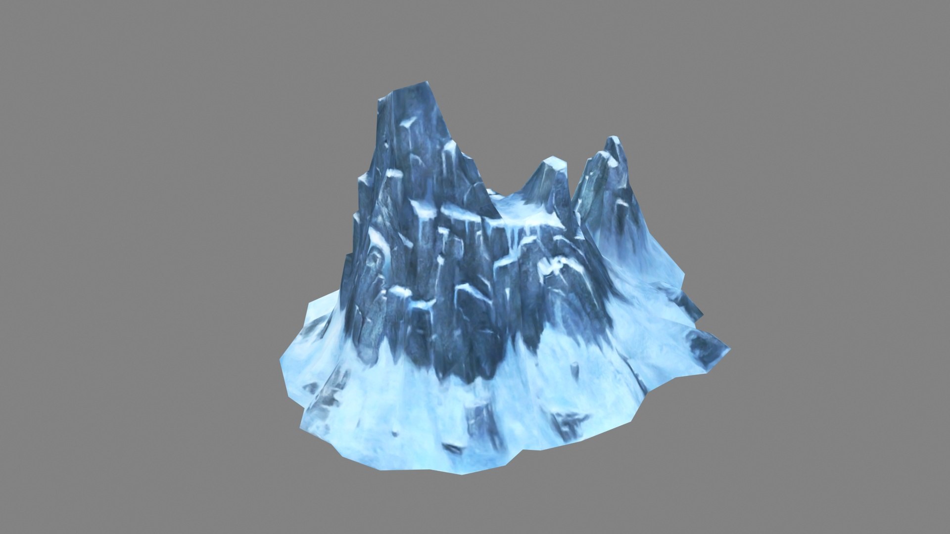 3D Frozen Mountains - Snow Stones - Glaciers - Rock - TurboSquid 2260163