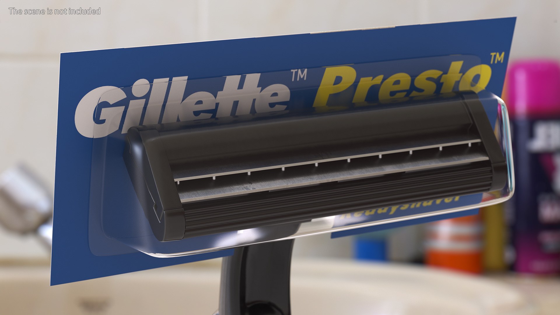 Gillette Disposable Razor Package 3D model - TurboSquid 1951706