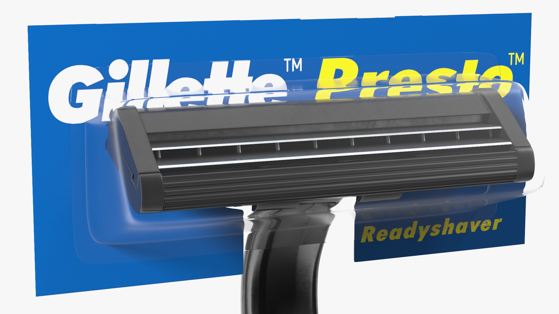 Gillette Disposable Razor Package 3D model - TurboSquid 1951706