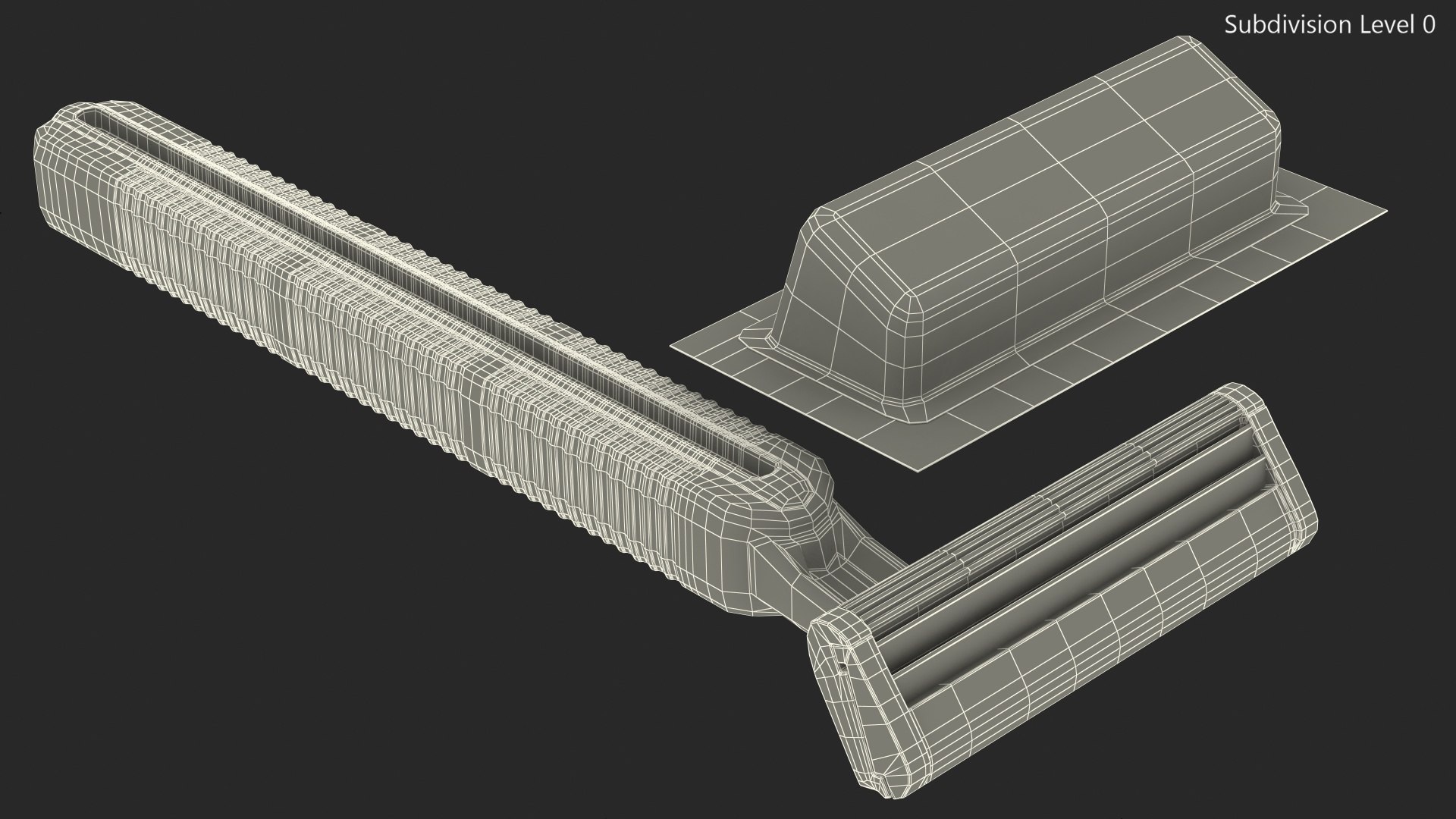 Gillette Disposable Razor Package 3D model - TurboSquid 1951706