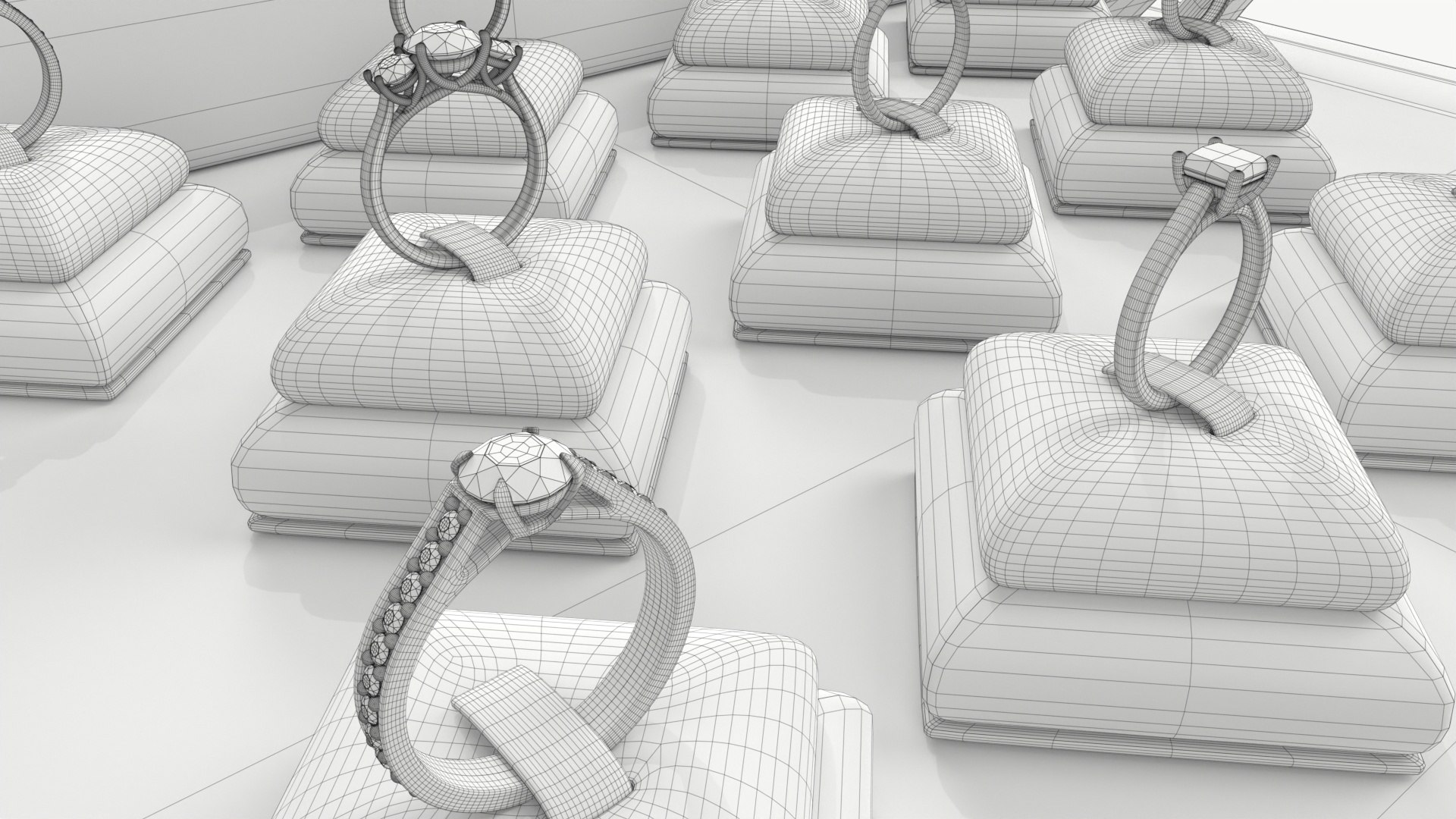 3D Jewelry Store Display Collection - TurboSquid 1969904