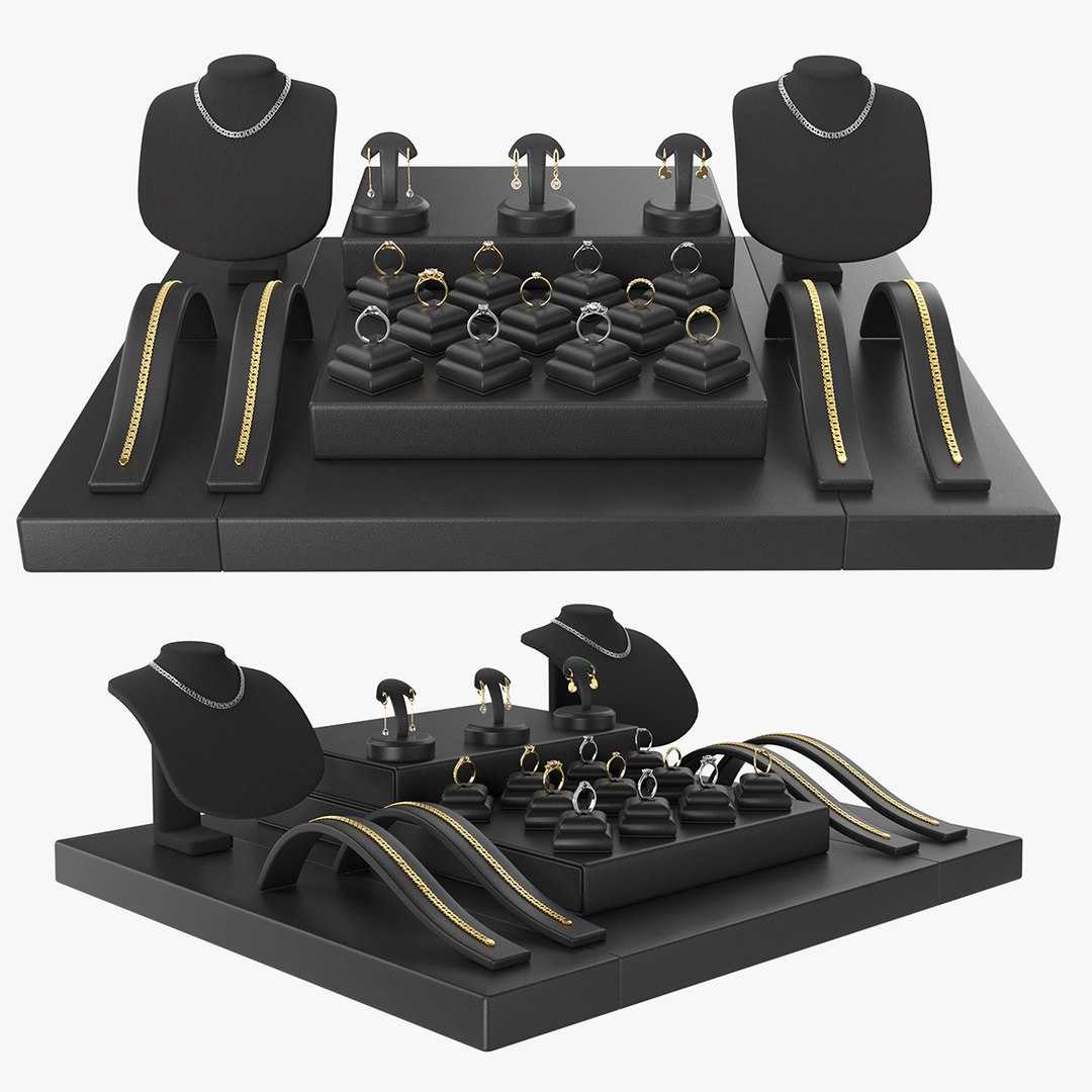3D Jewelry Store Display Collection - TurboSquid 1969904