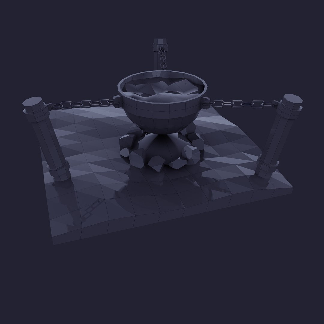 Dark Low Poly Fantasy Set Model 3D - TurboSquid 2167277