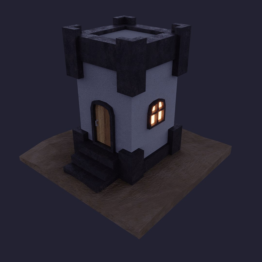 Dark Low Poly Fantasy Set Model 3D - TurboSquid 2167277