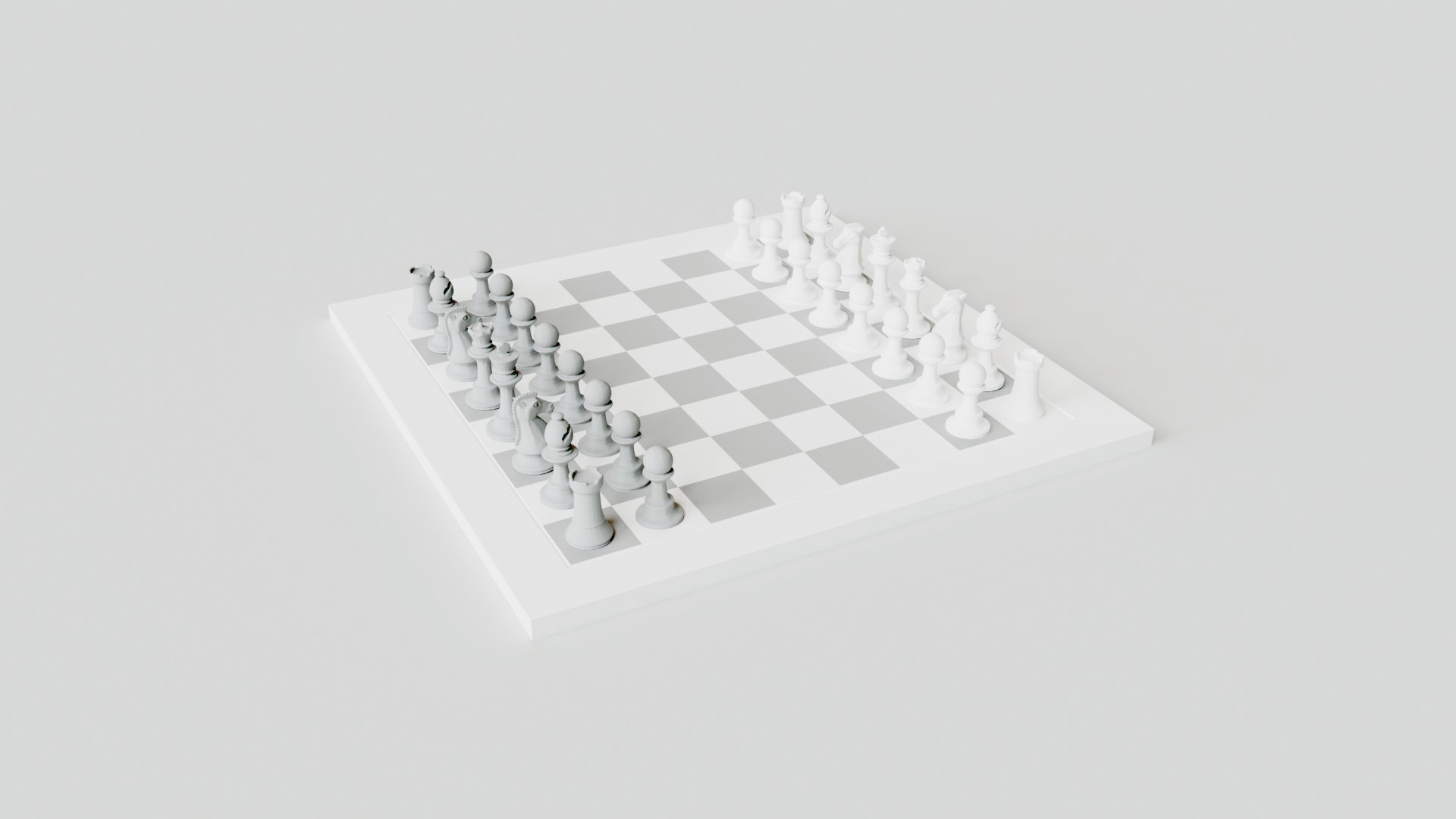 Chess Set - 3D Asset 3D Model - TurboSquid 1880068