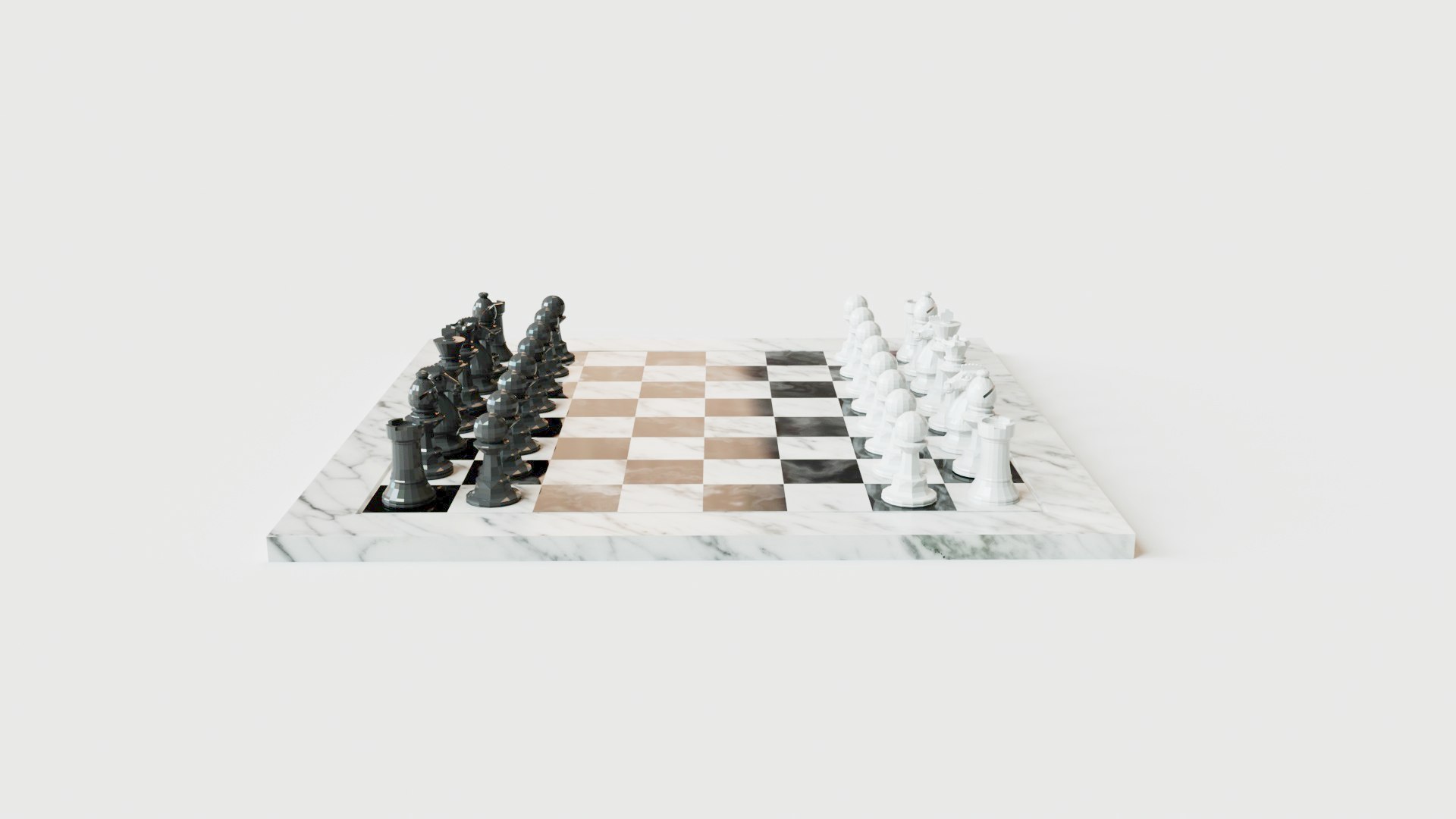 Chess Set - 3D Asset 3D Model - TurboSquid 1880068