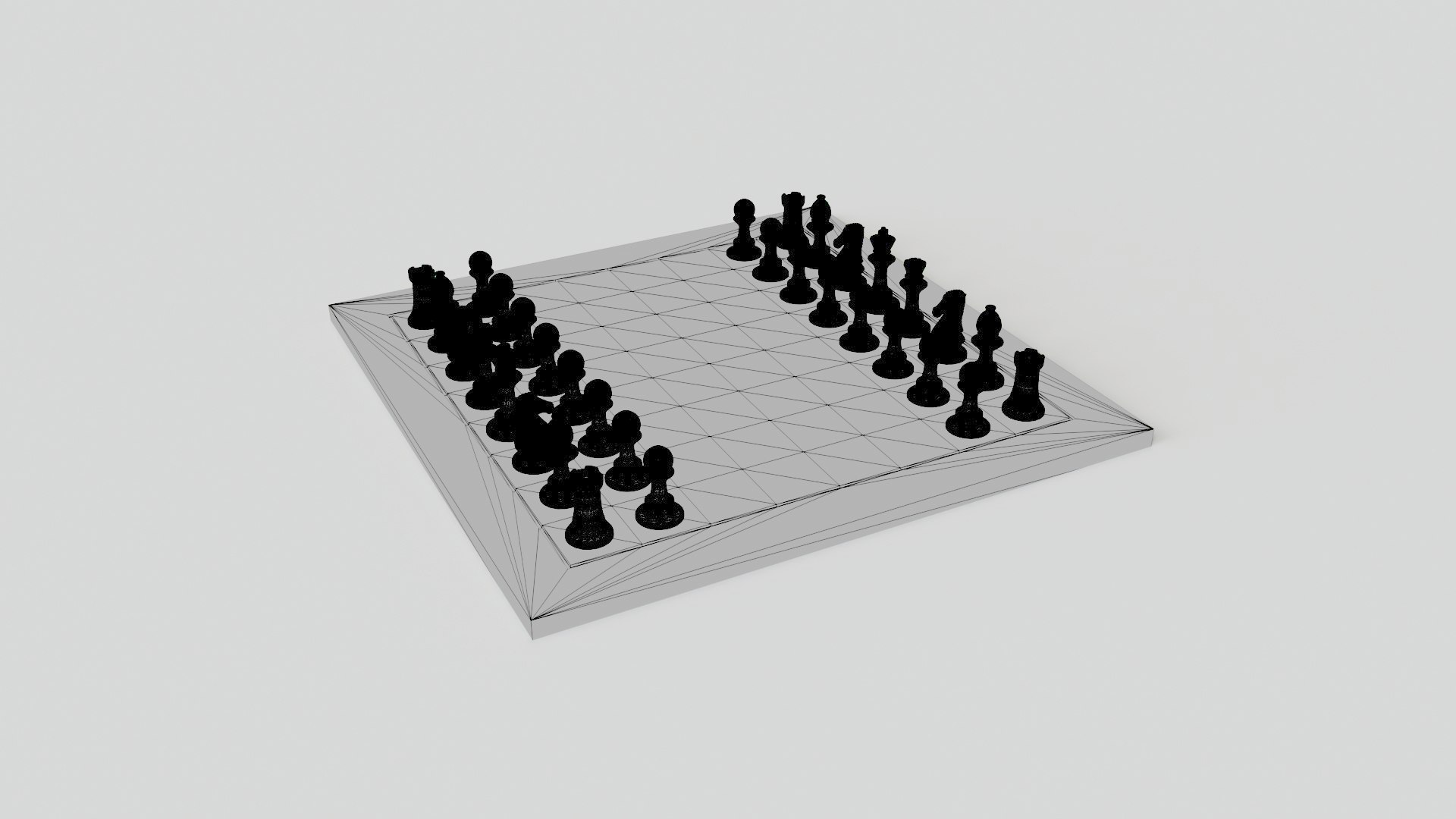 Chess Set - 3D Asset 3D Model - TurboSquid 1880068