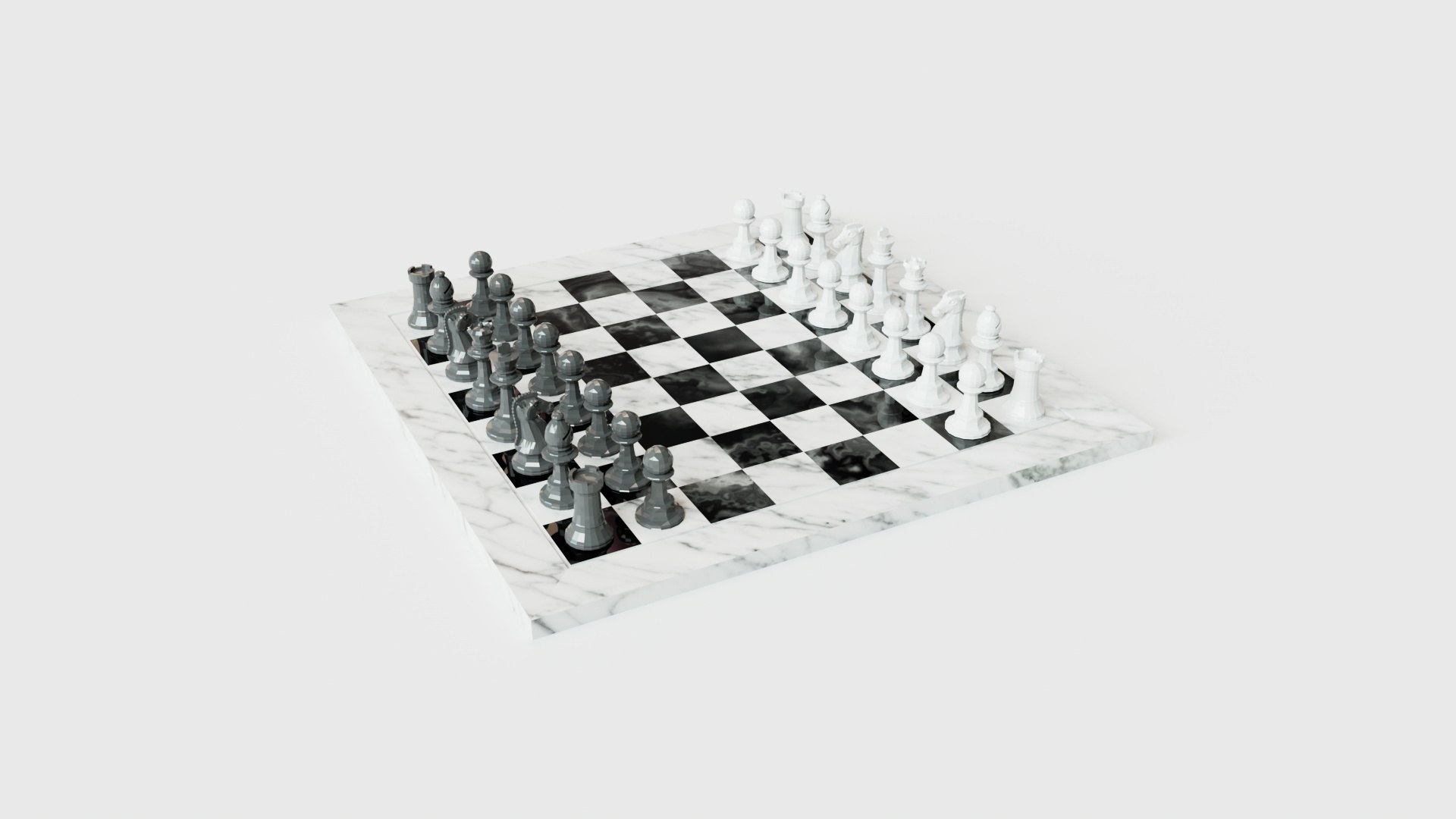Chess Set - 3D Asset 3D Model - TurboSquid 1880068