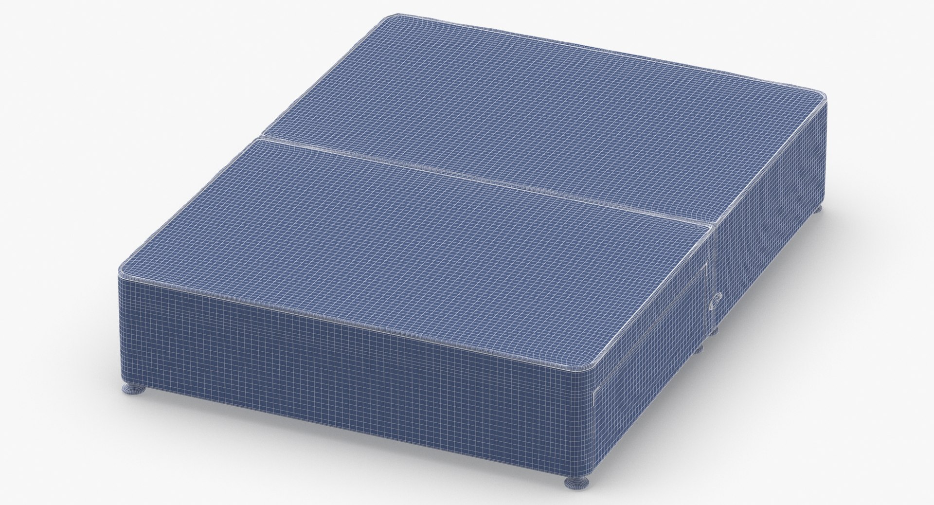 3D Bed Base 05 Grey Model - TurboSquid 1473011