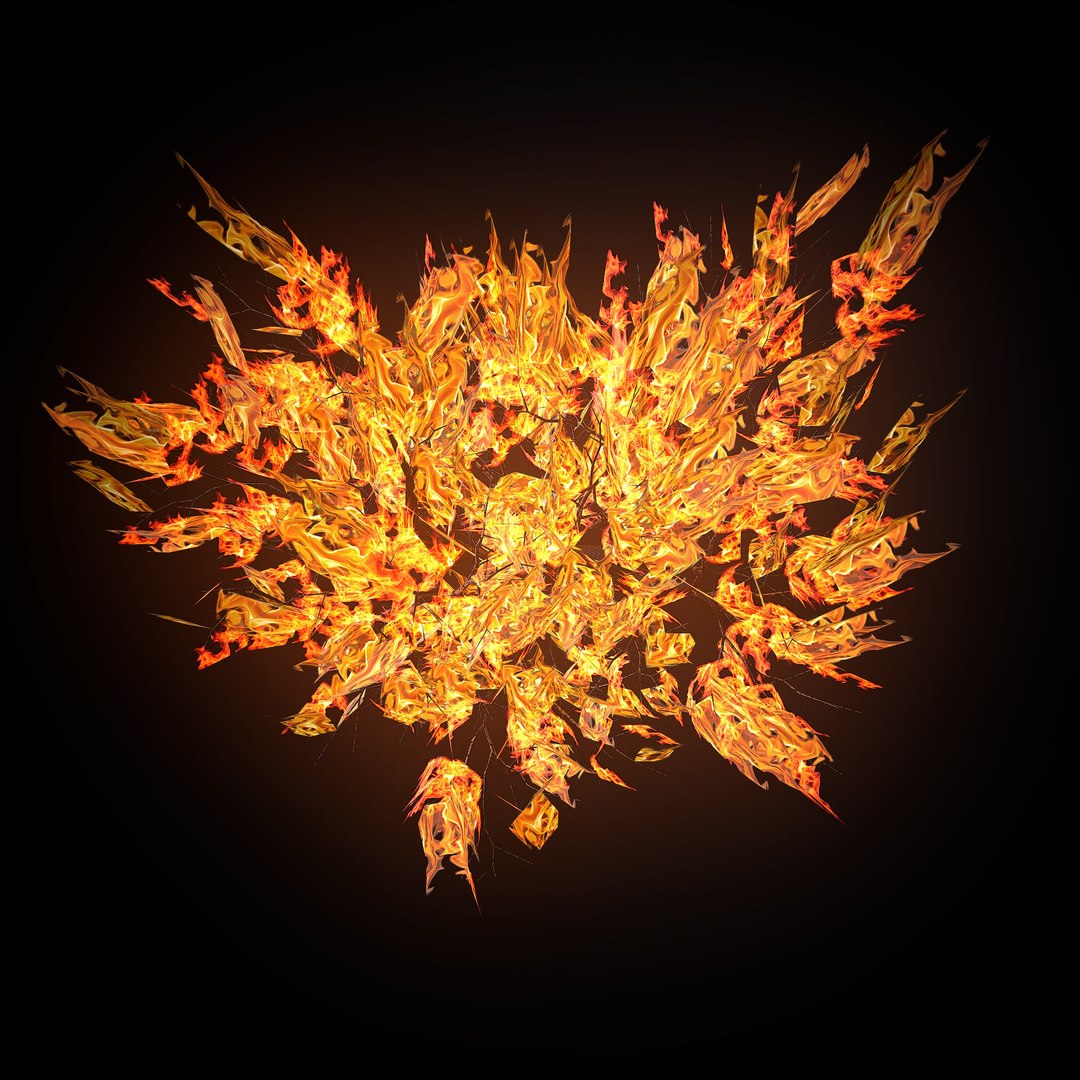 3D Burning Tree Forest - TurboSquid 1218478