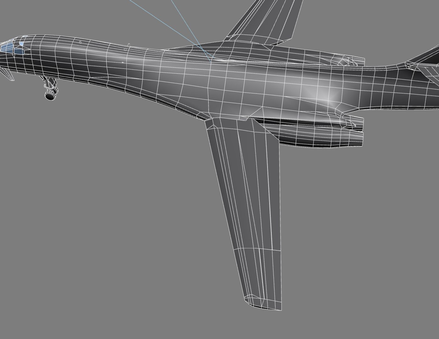 3d Model B1 B1b Rockwell